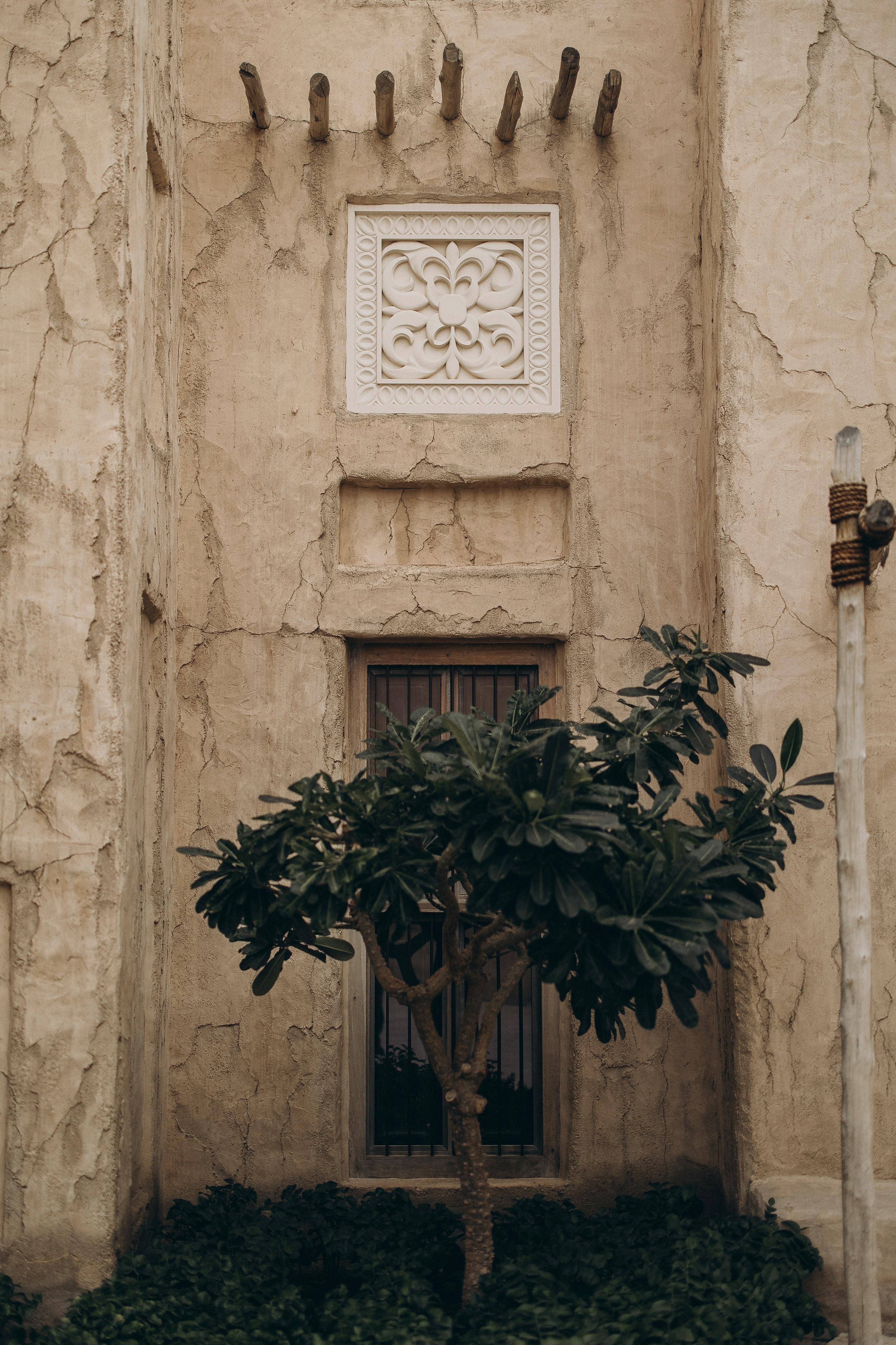 Historic Architecture with Verdant Foliage in Dubai · Free Stock Photo
