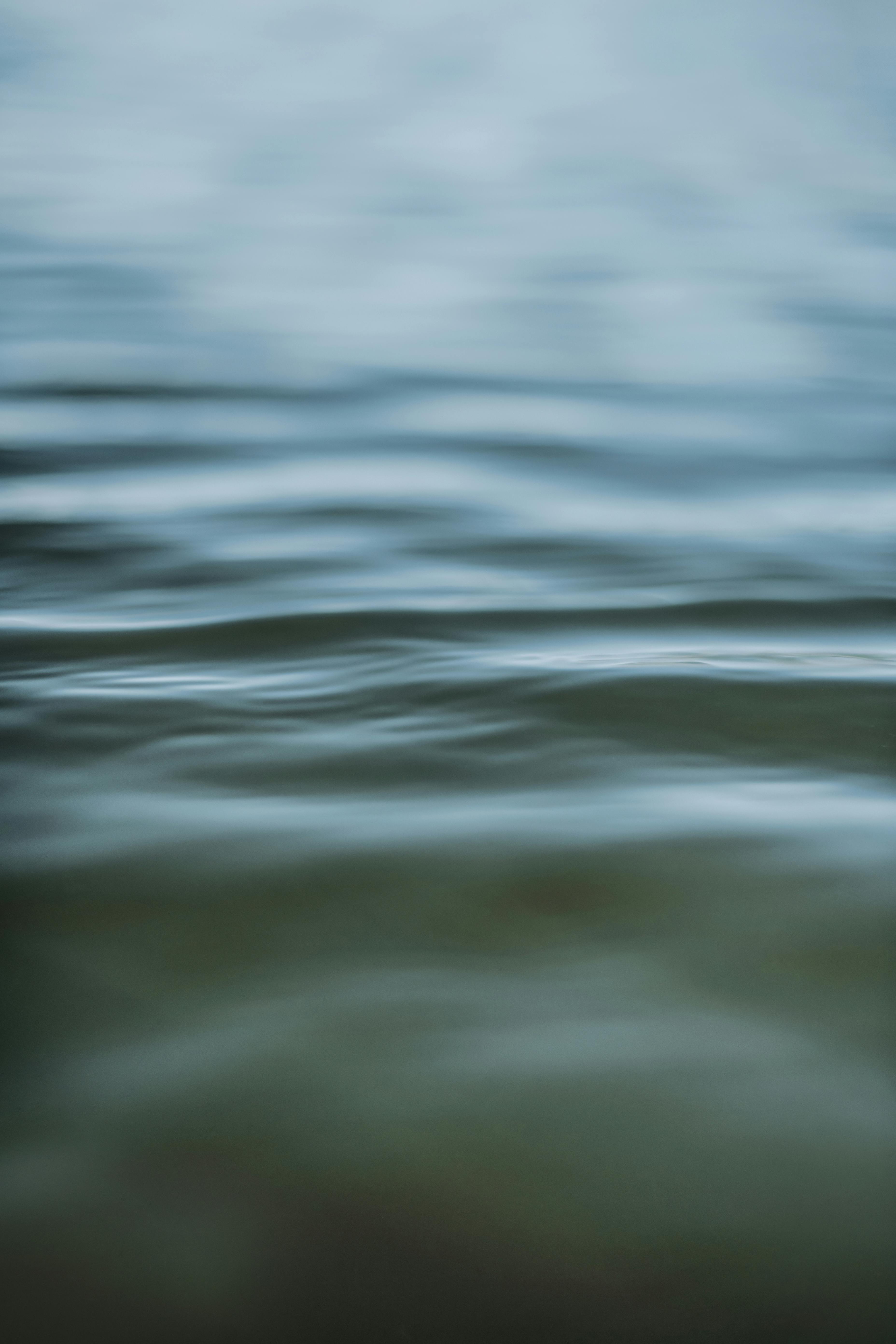 Calm Rippling Water Surface with Soft Focus · Free Stock Photo