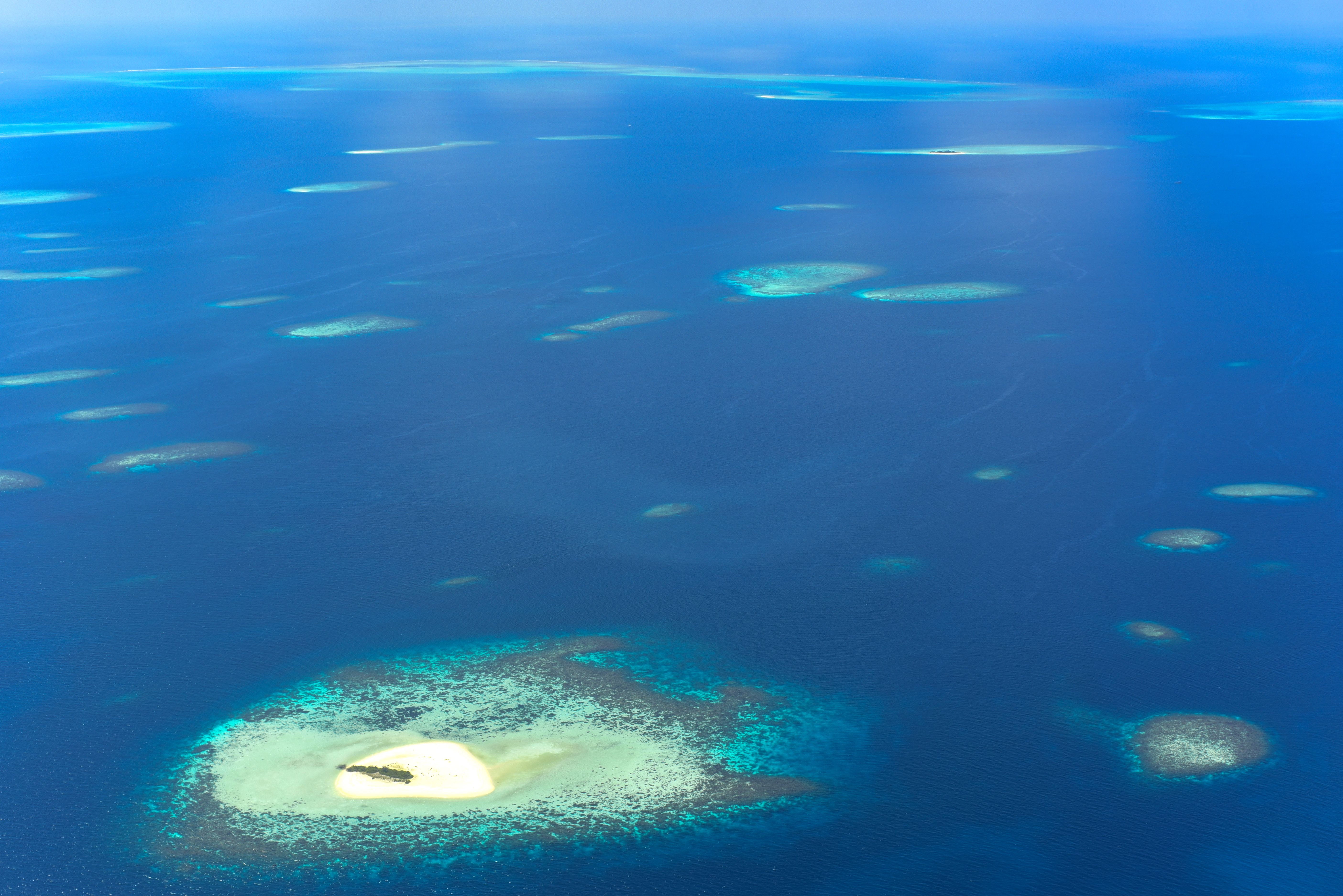 Aerial View of Tropical Islands in Azure Ocean · Free Stock Photo
