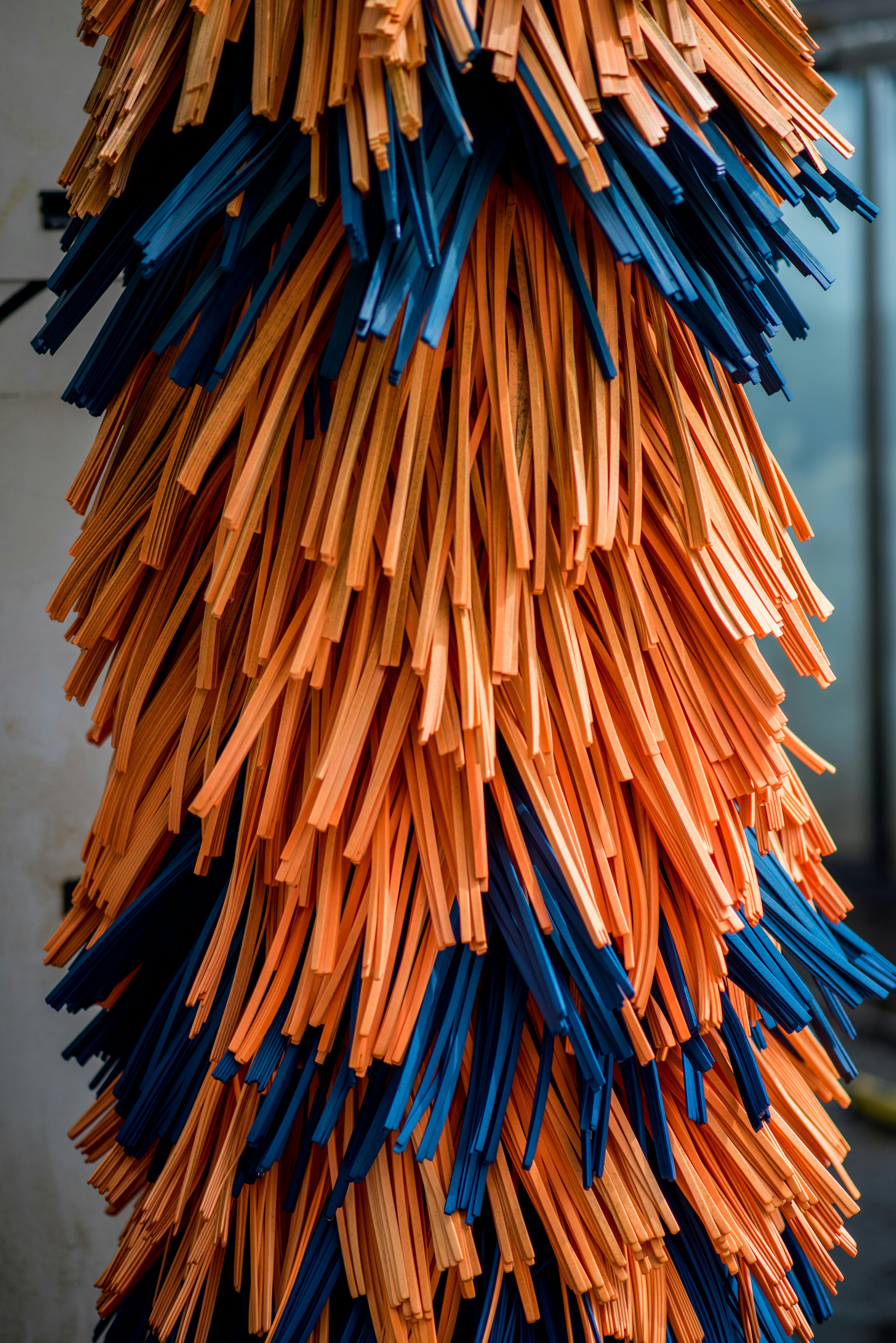 Colorful Car Wash Bristles in Close-Up · Free Stock Photo