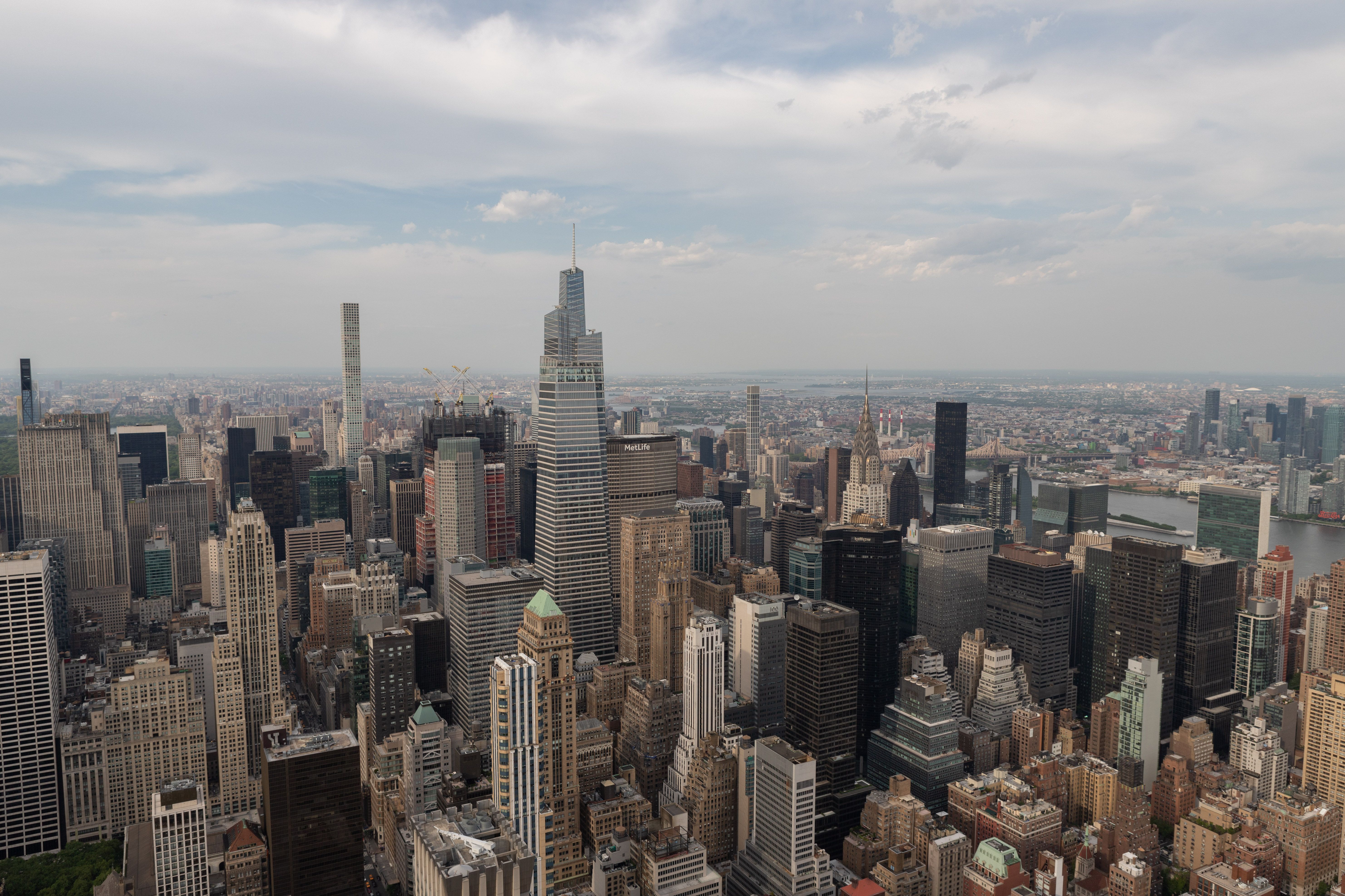Aerial View of Iconic New York City Skyline · Free Stock Photo