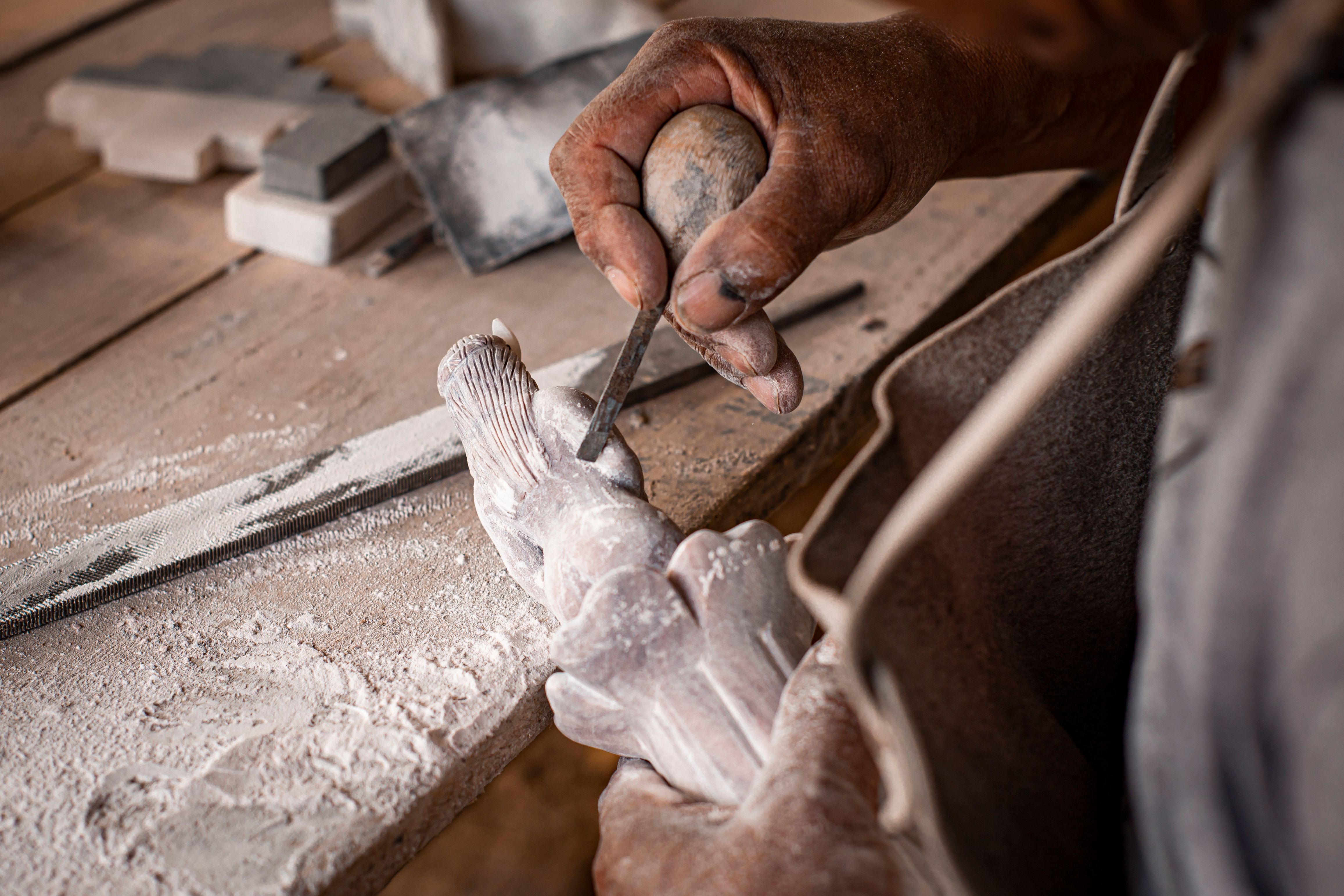 Traditional Stone Carving in Cusco, Peru · Free Stock Photo