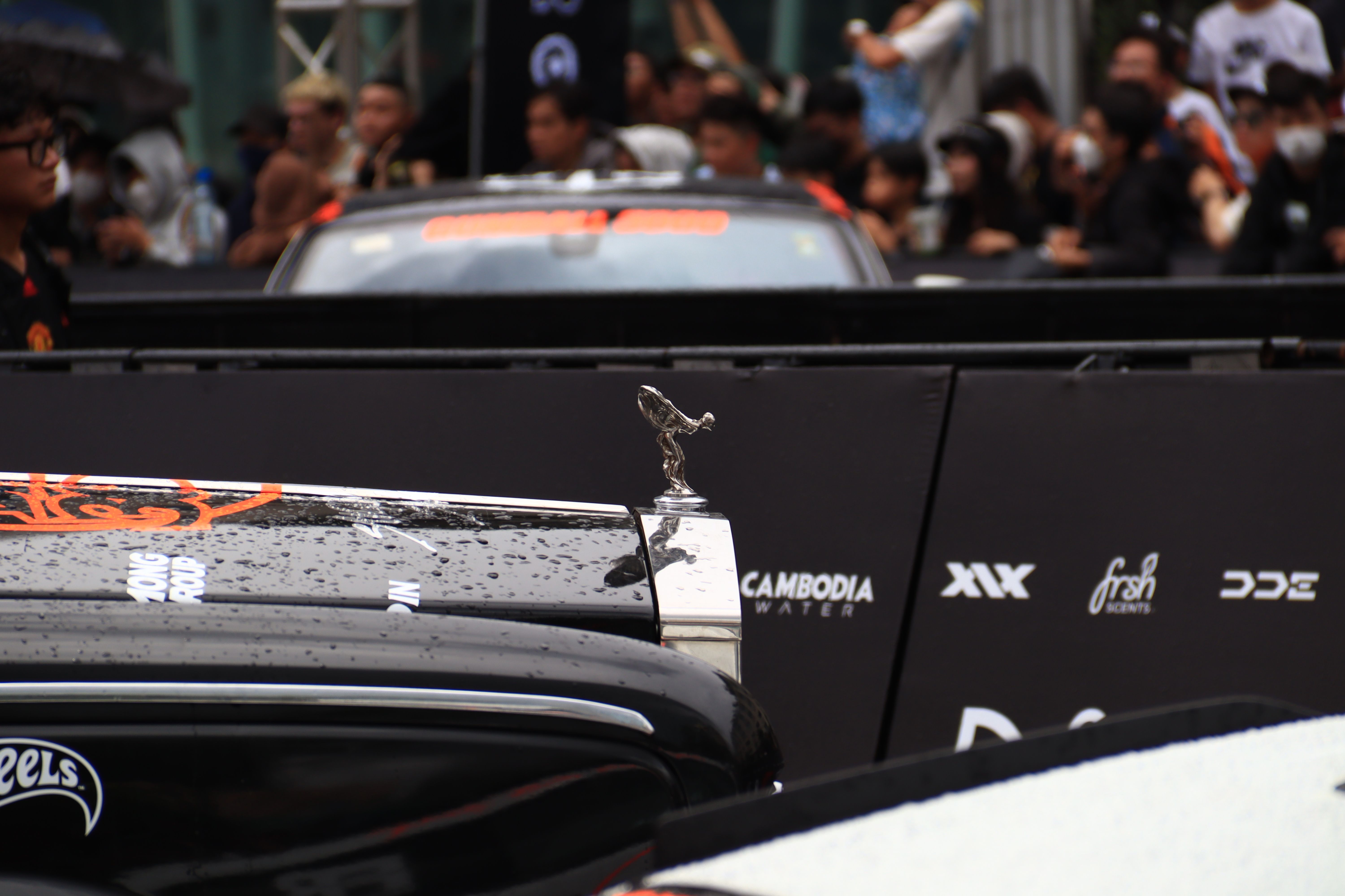 Luxury Car with Hood Ornament at Auto Show · Free Stock Photo
