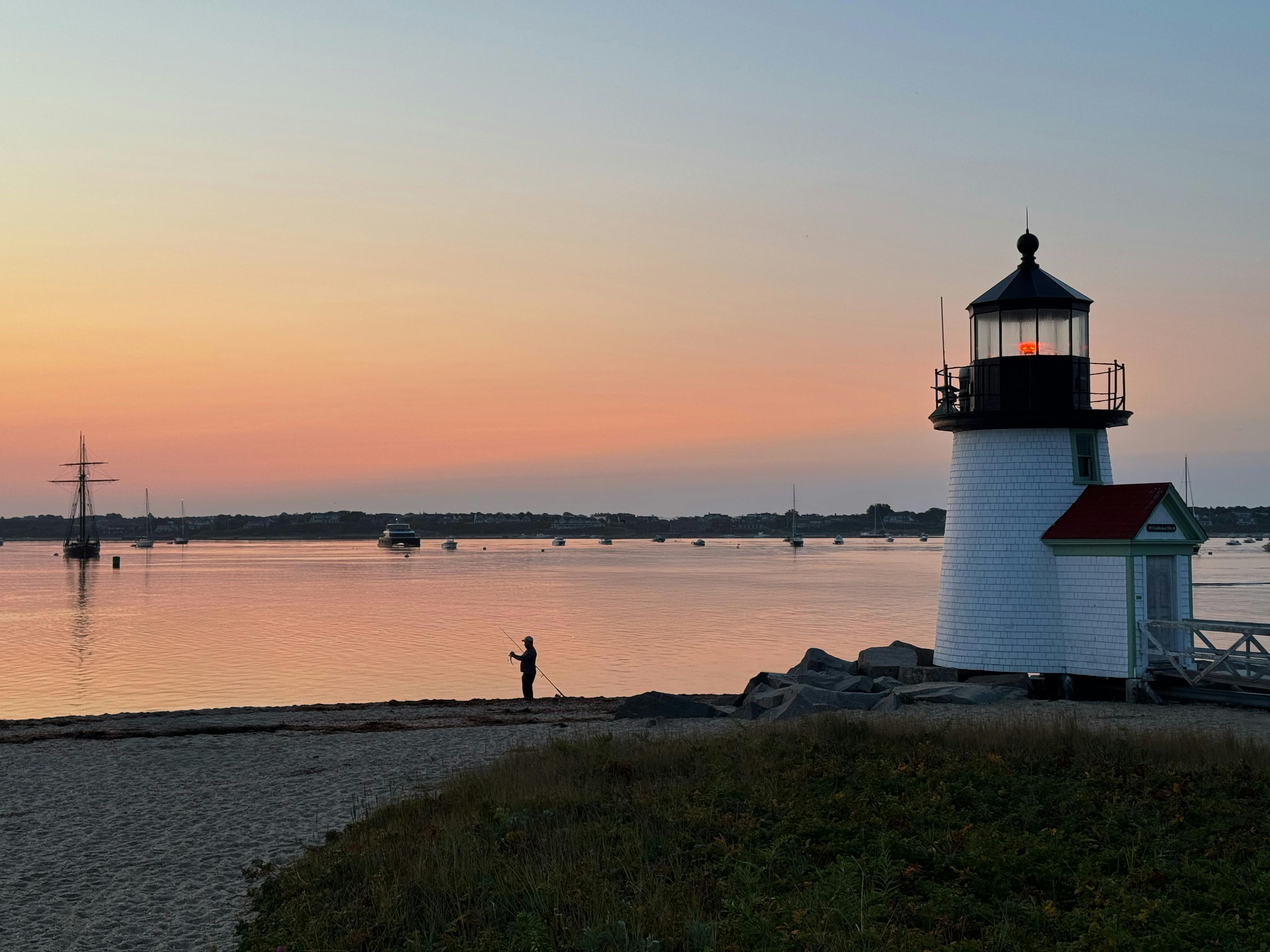Brant Point Lighthouse @ Daybreak. 59° F. September 14, 2024. Brant ...