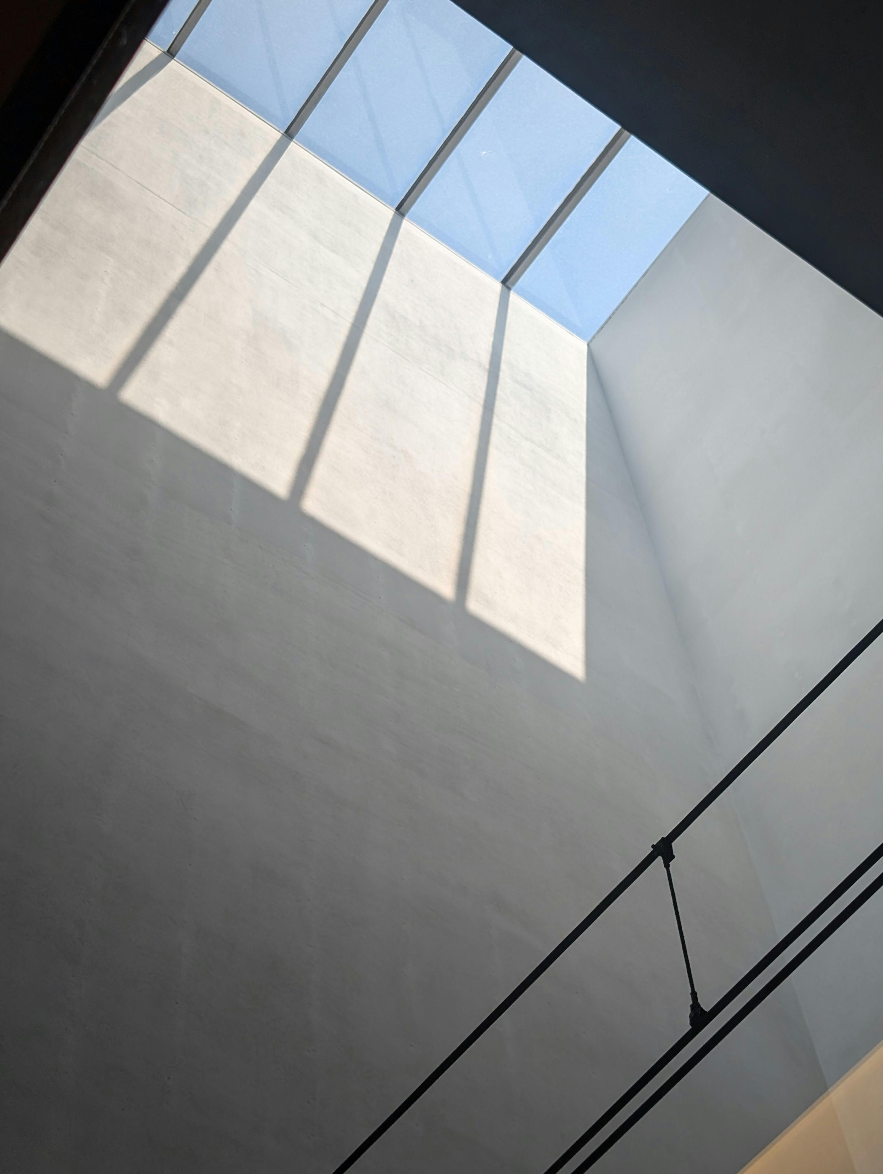 Modern Skylight View with Architectural Shadows · Free Stock Photo