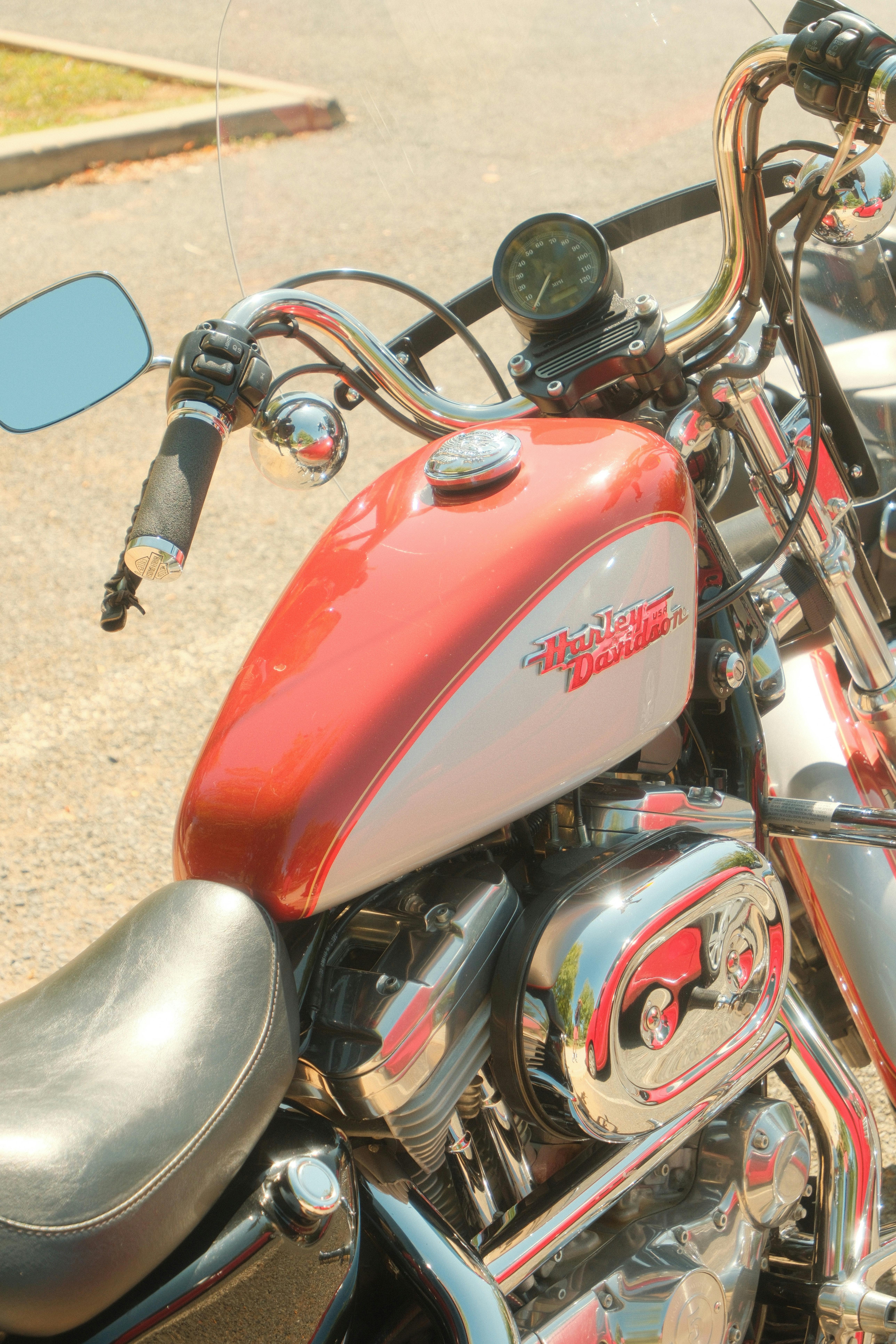 Close-up Photography of Motorcycle · Free Stock Photo