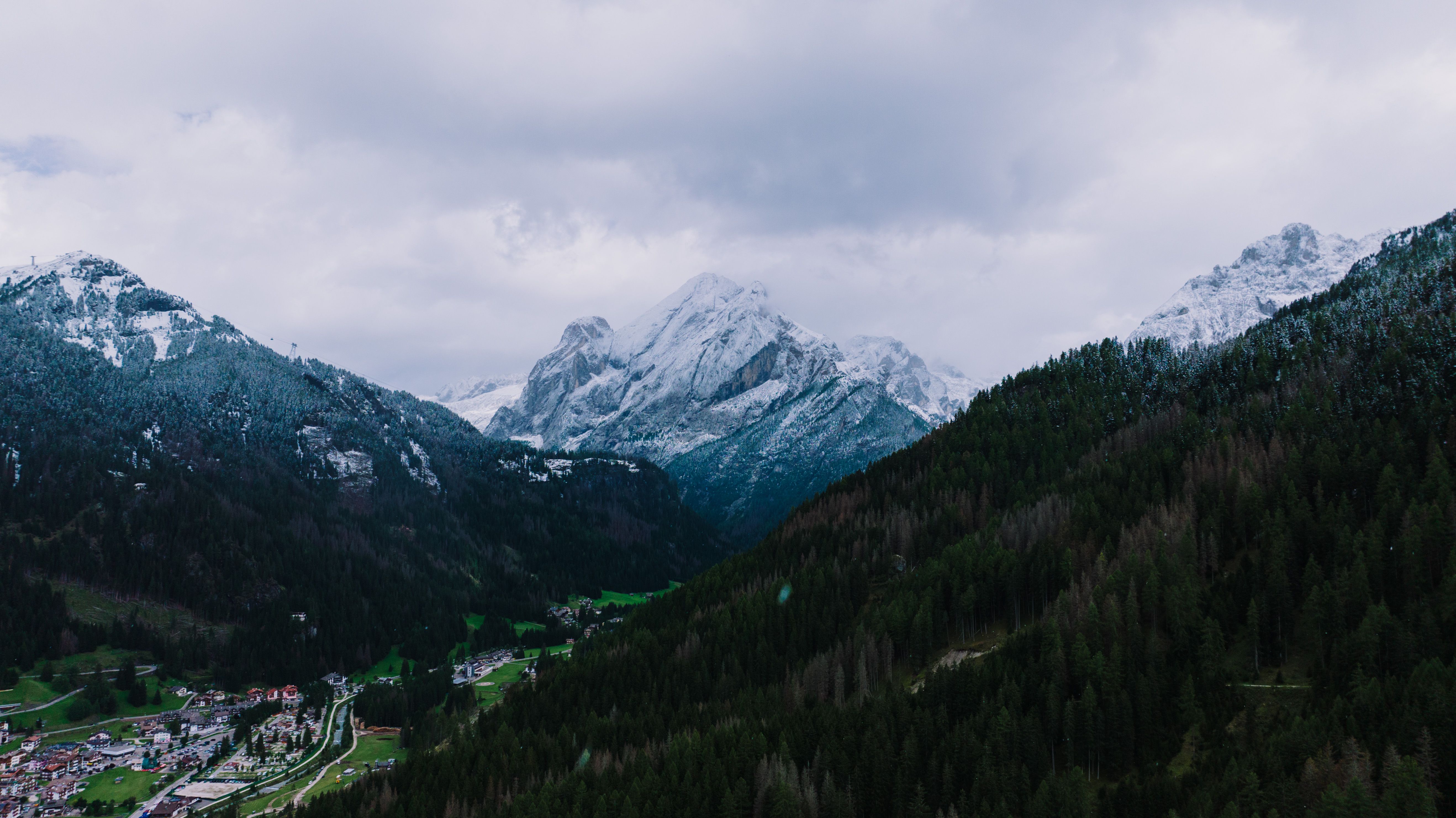 Stunning Canazei Mountain Landscape in Italy · Free Stock Photo