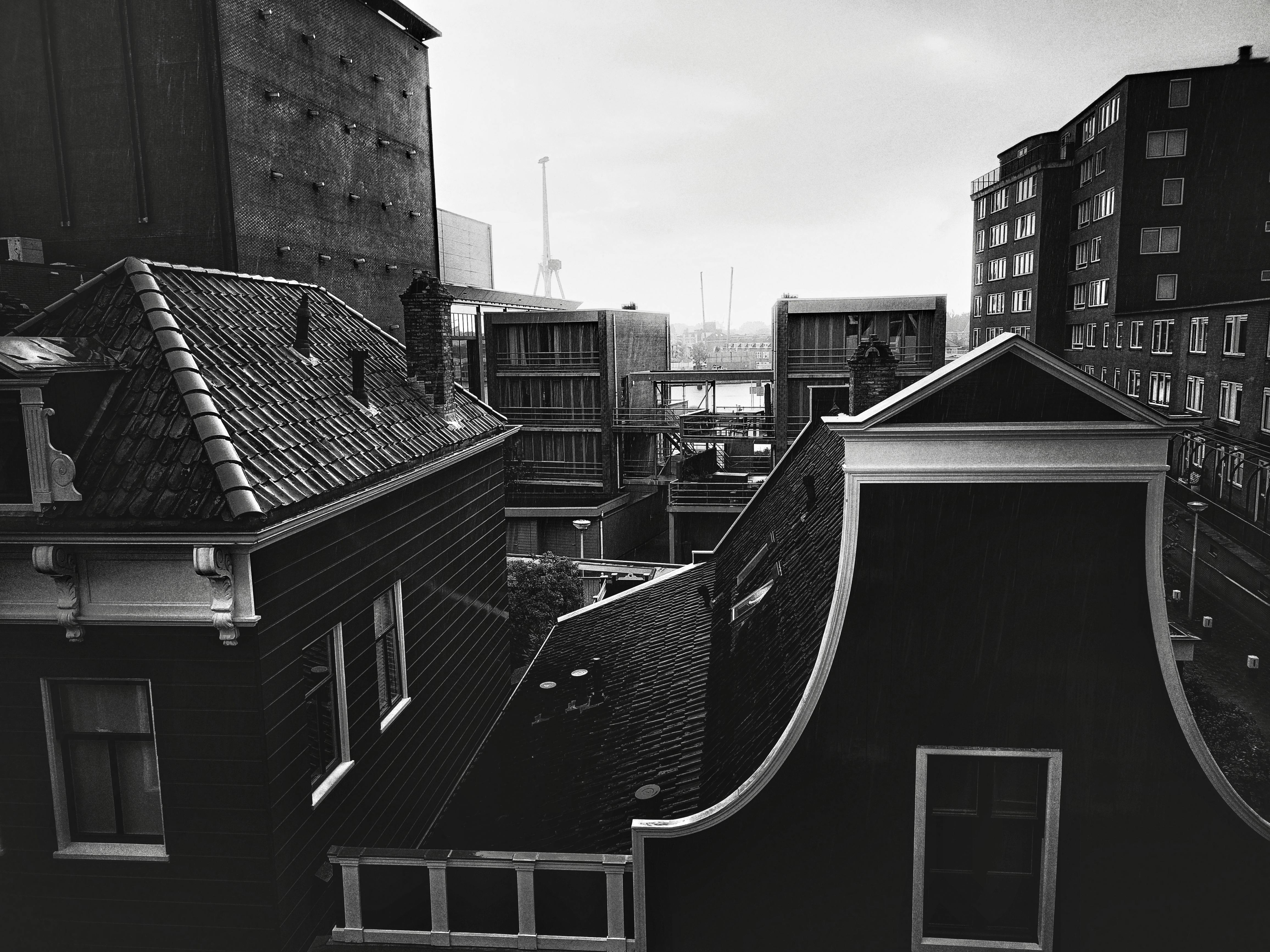 Historic Rooftops and Modern Architecture in Zaandam · Free Stock Photo