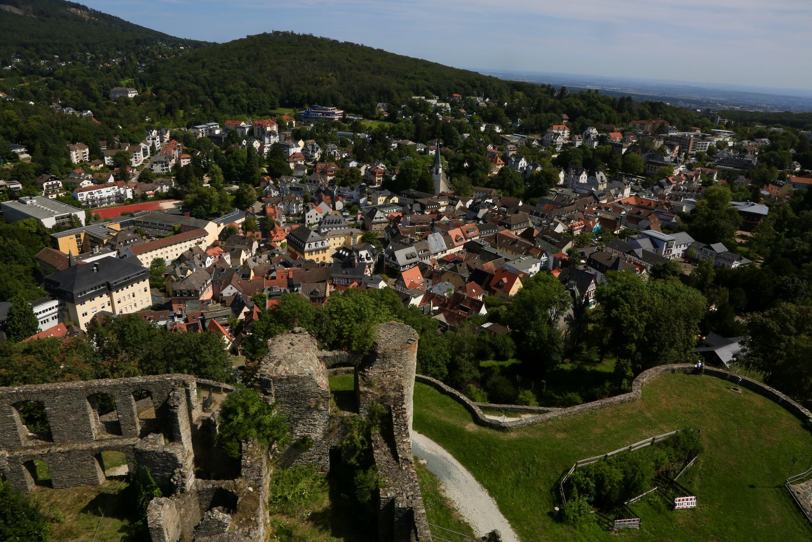 Aerial+View+Of+Montclair+Castle,+Saarland,+Germany Photos, Download The ...