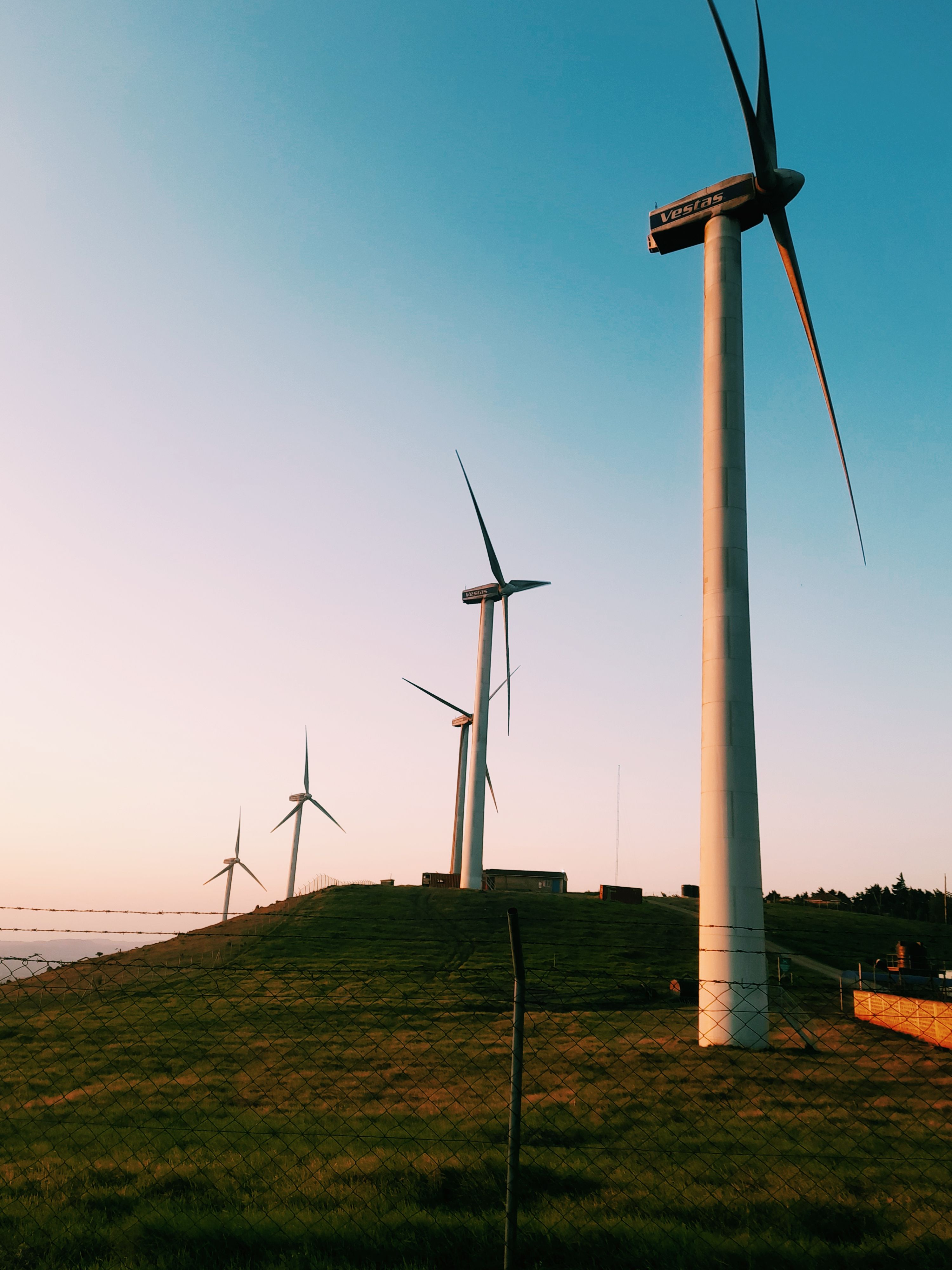 Landscape Photography of Field With Wind Mill With Rainbow · Free Stock ...