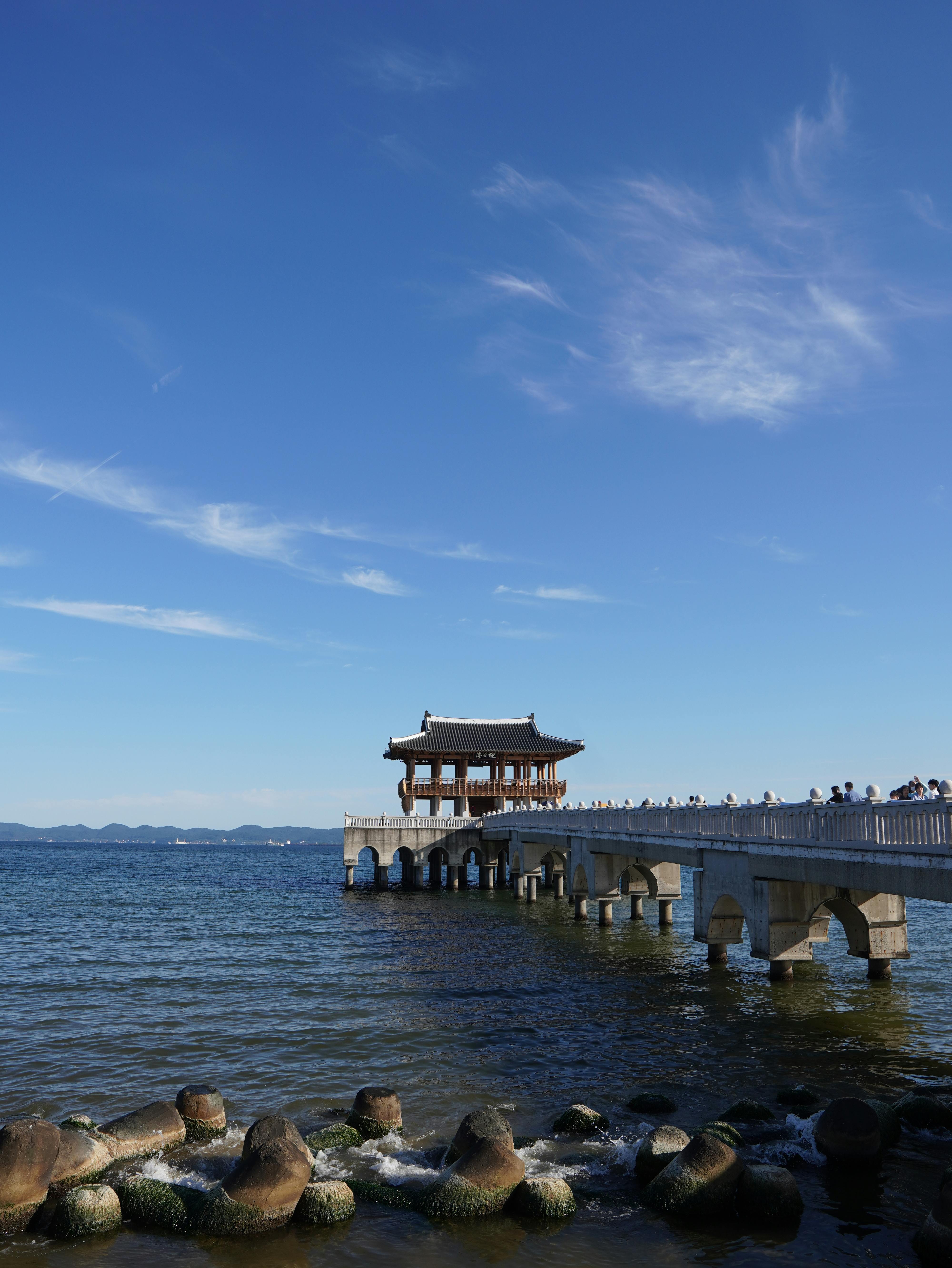 Observatory in the Middle of Yeongildae Beach, Pohang · Free Stock Photo
