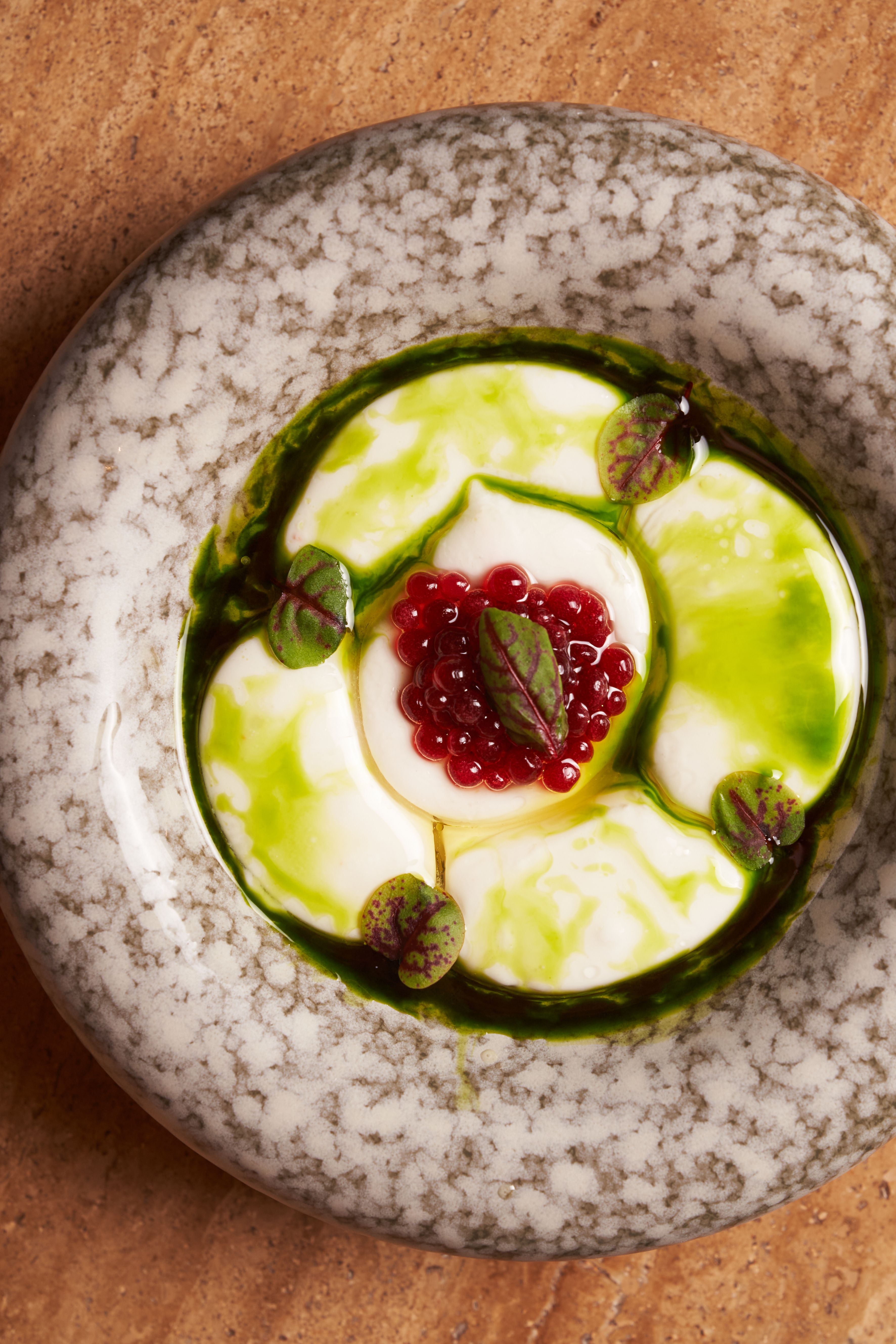 Elegant Plated Gourmet Dish with Red Caviar · Free Stock Photo