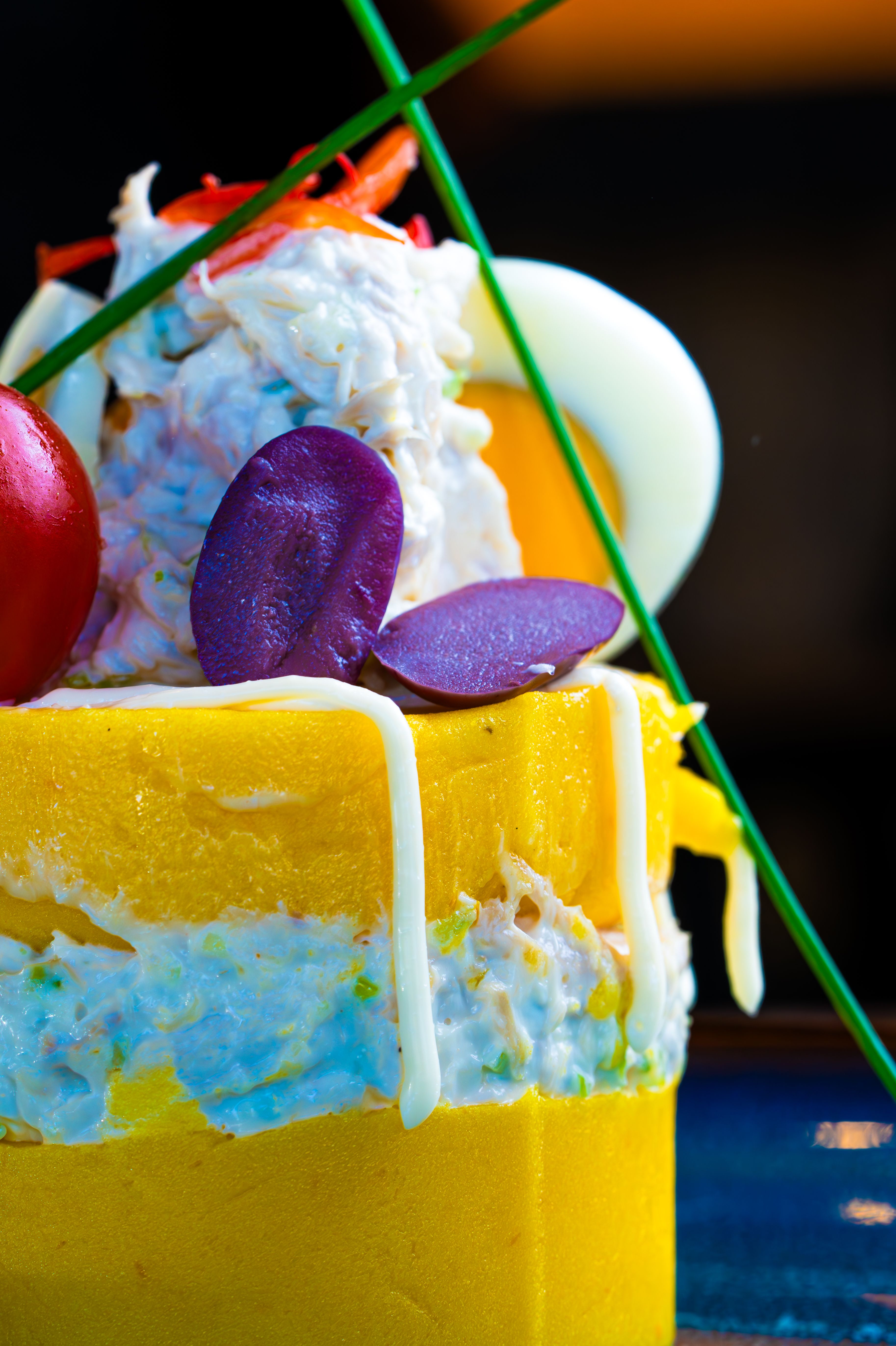 Colorful Gourmet Food Presentation Close-Up · Free Stock Photo