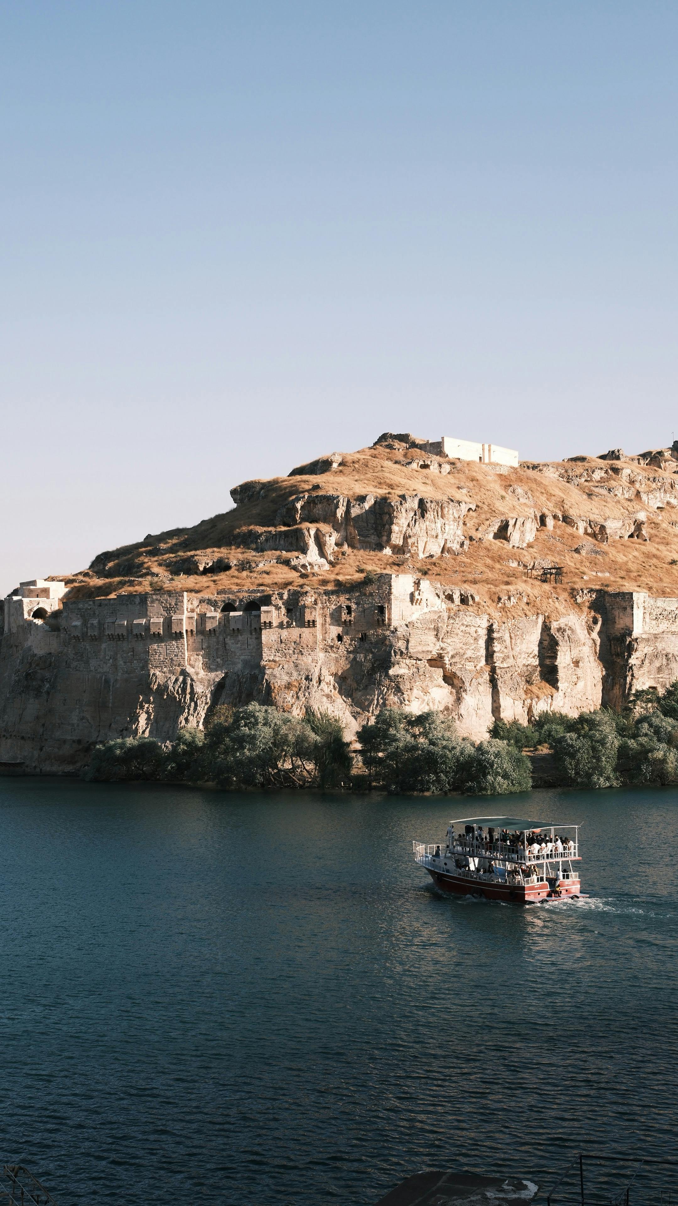 Scenic Boat Ride on Euphrates River in Gaziantep · Free Stock Photo
