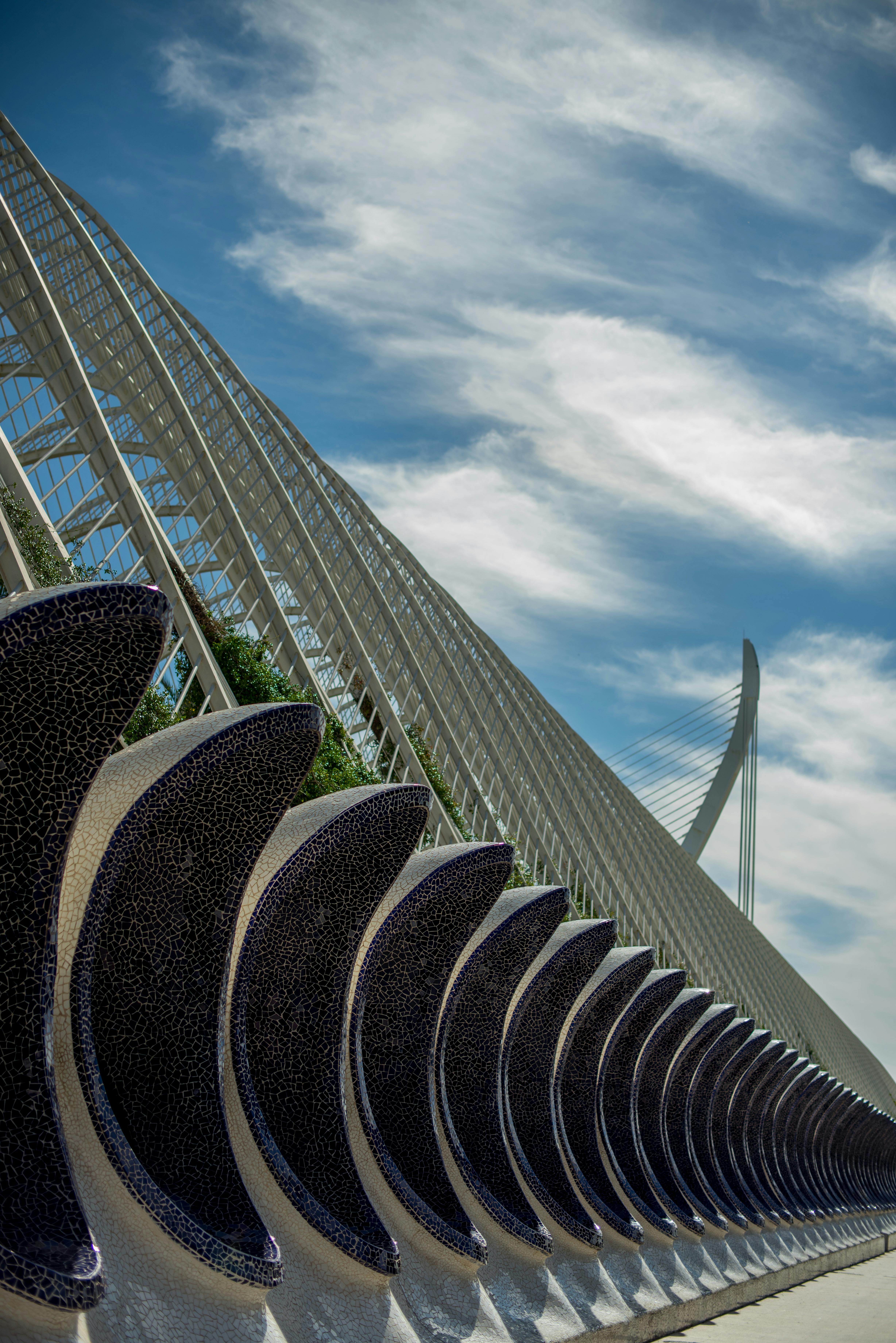 Modern Architectural Structures Under Blue Sky · Free Stock Photo