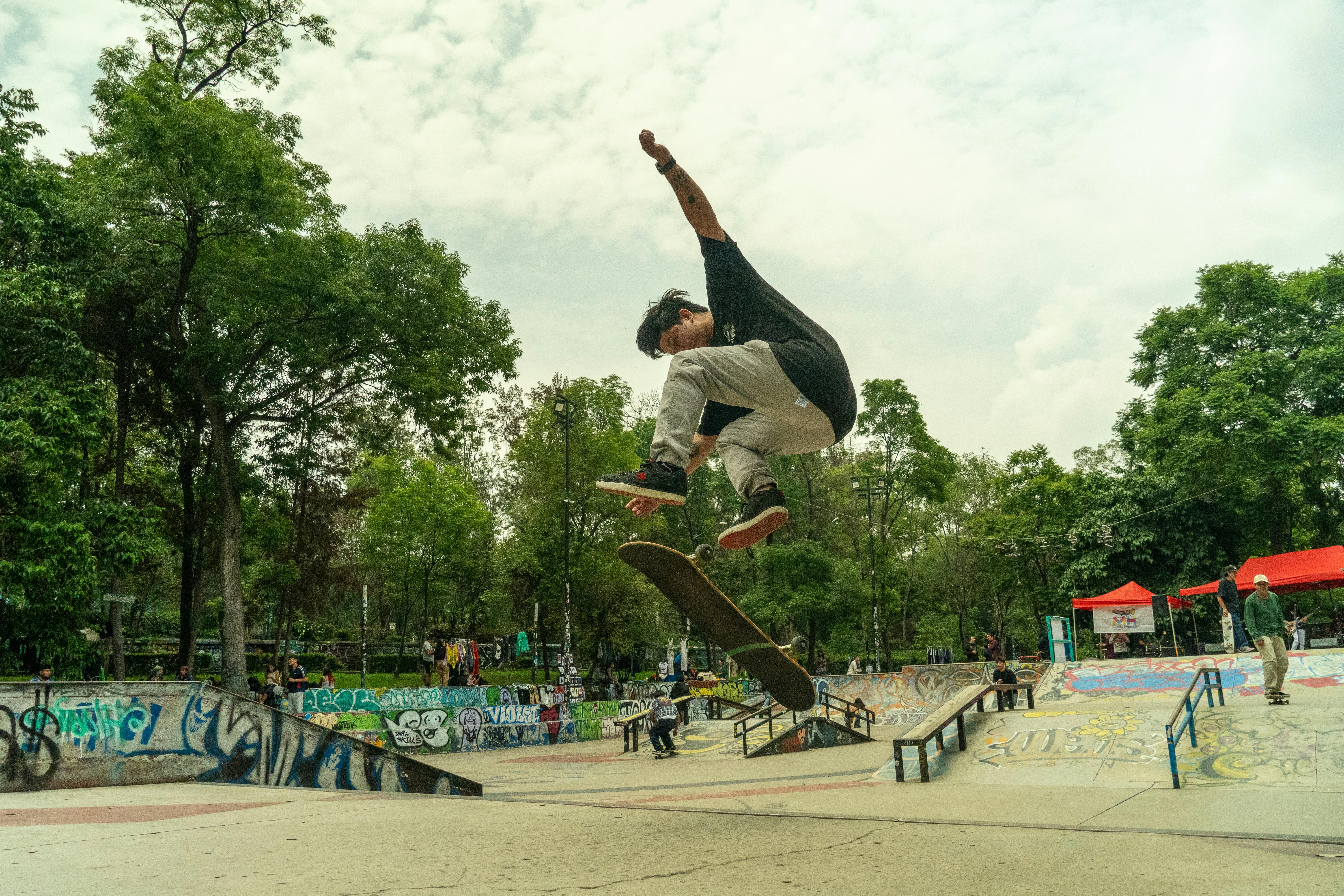 Photo Of Man Riding Skateboard · Free Stock Photo