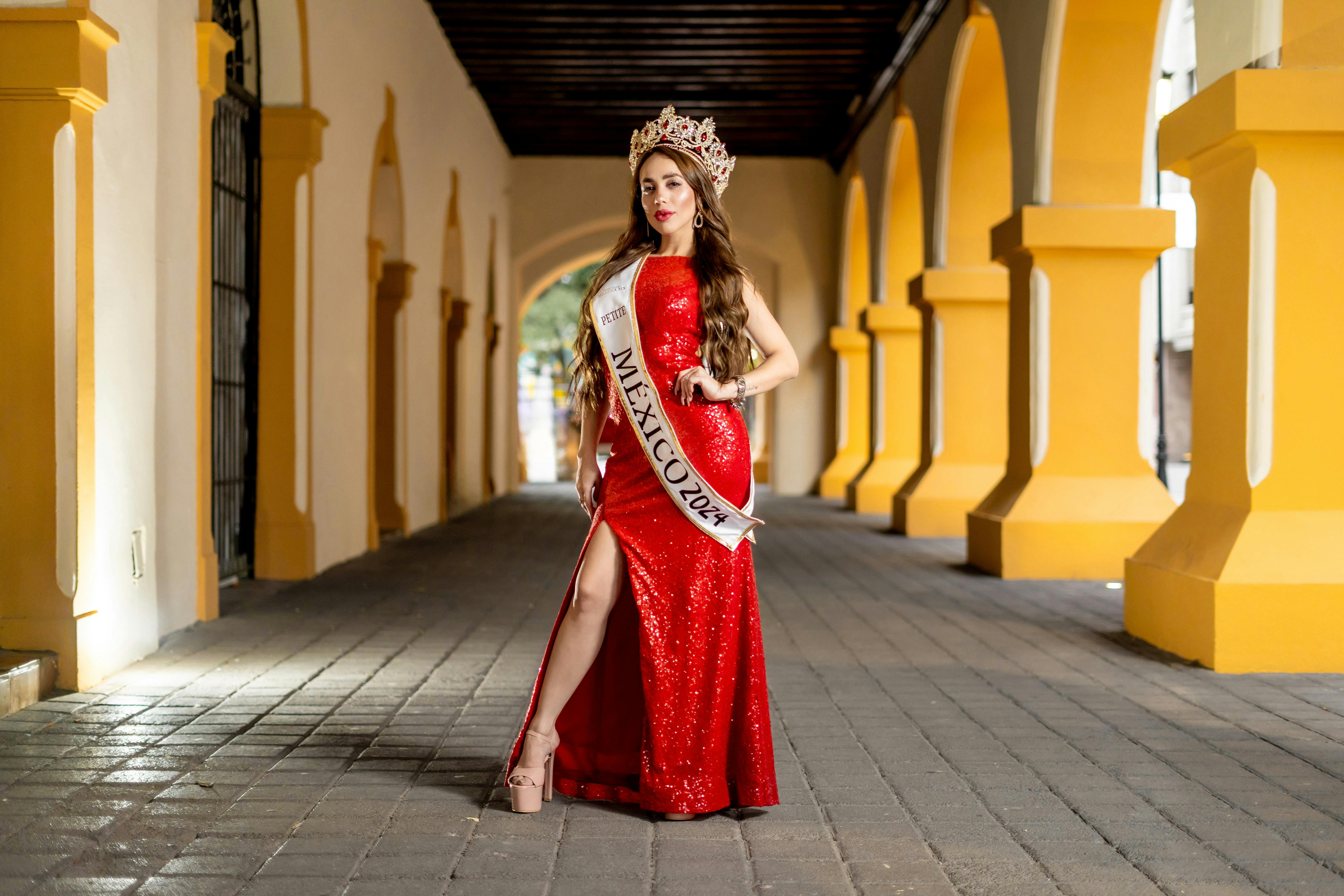 Elegant Pageant Contestant in Monterrey Mexico · Free Stock Photo
