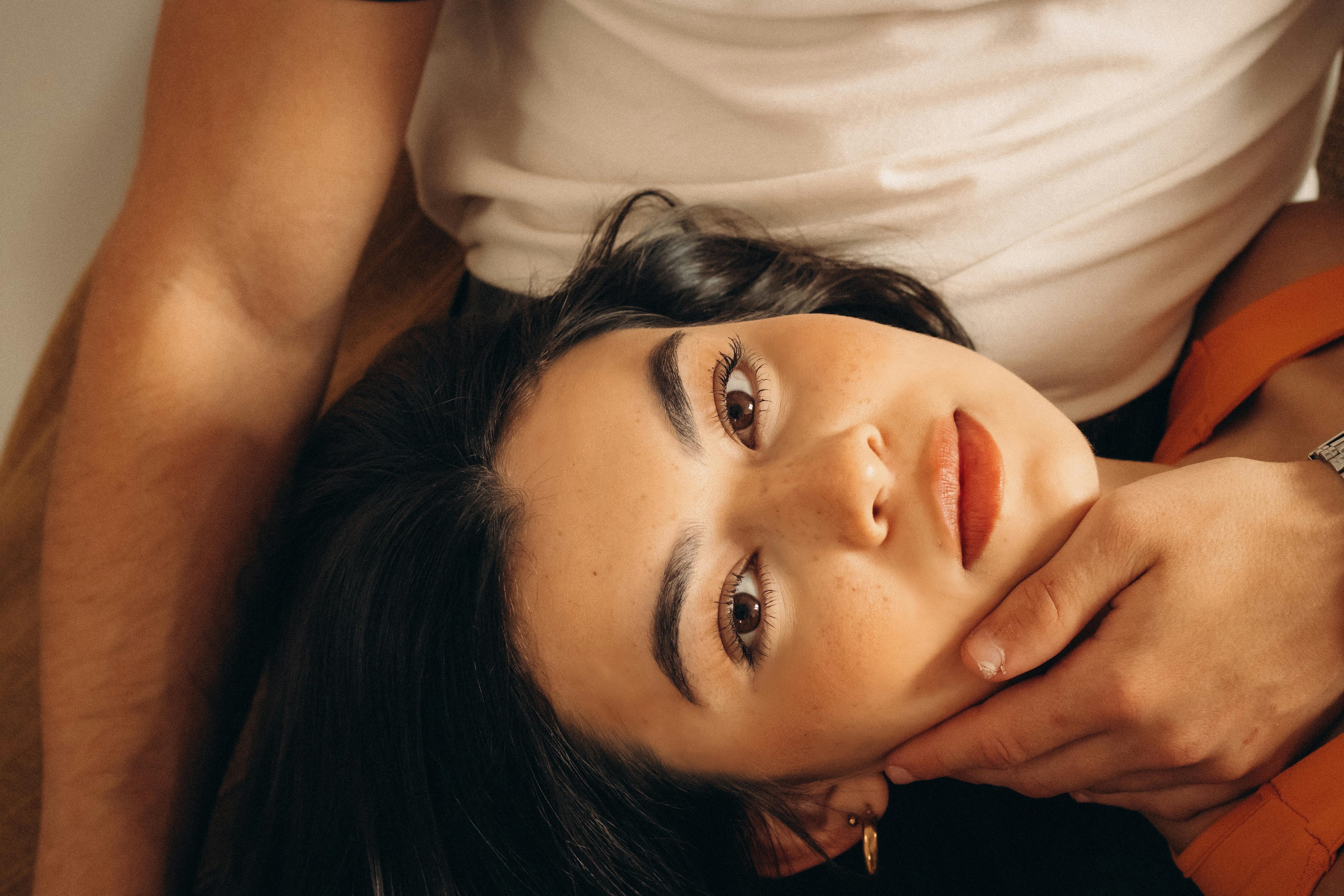 Tender Moment of Intimate Connection · Free Stock Photo