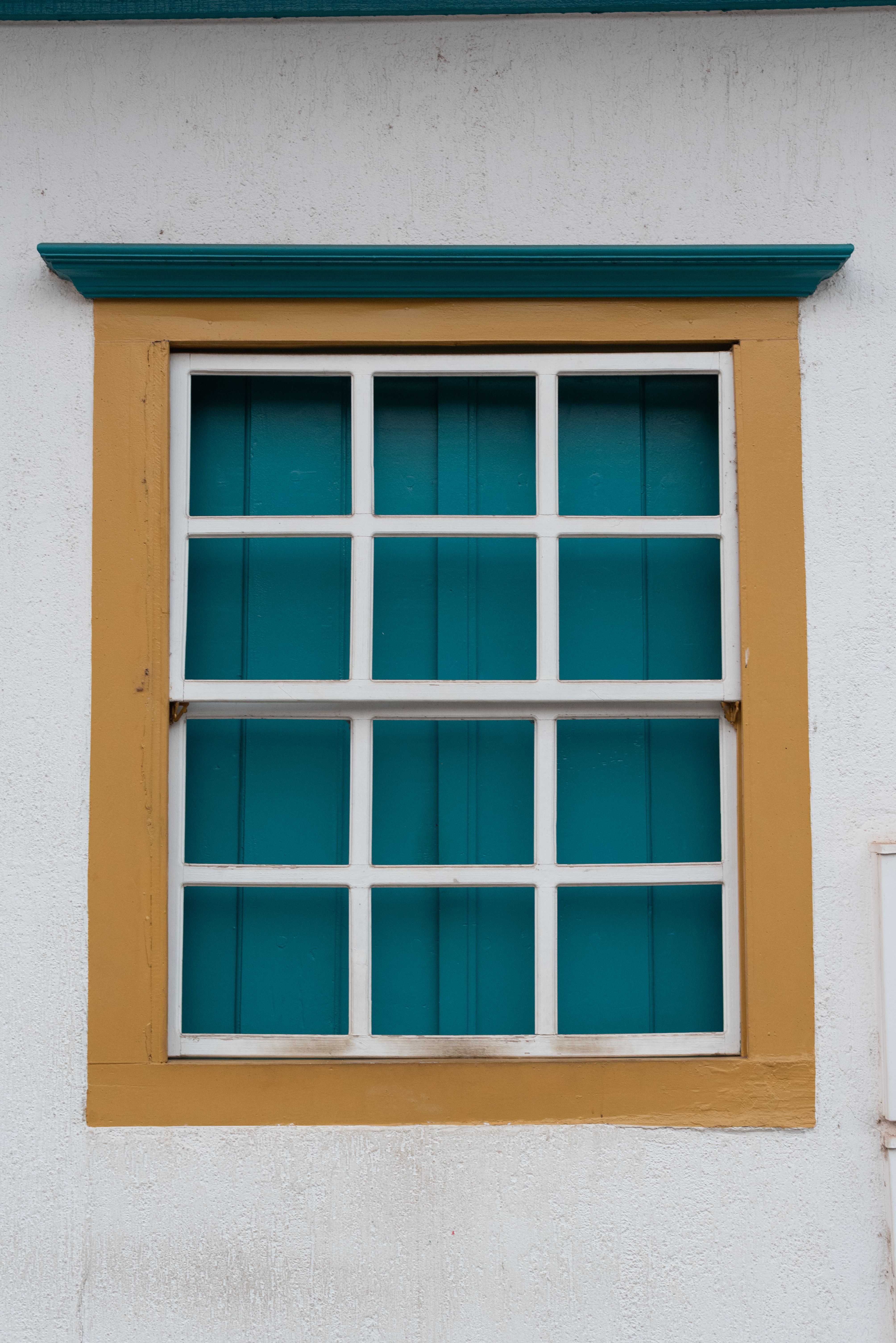 Colorful Colonial Window in Sabará Brazil · Free Stock Photo