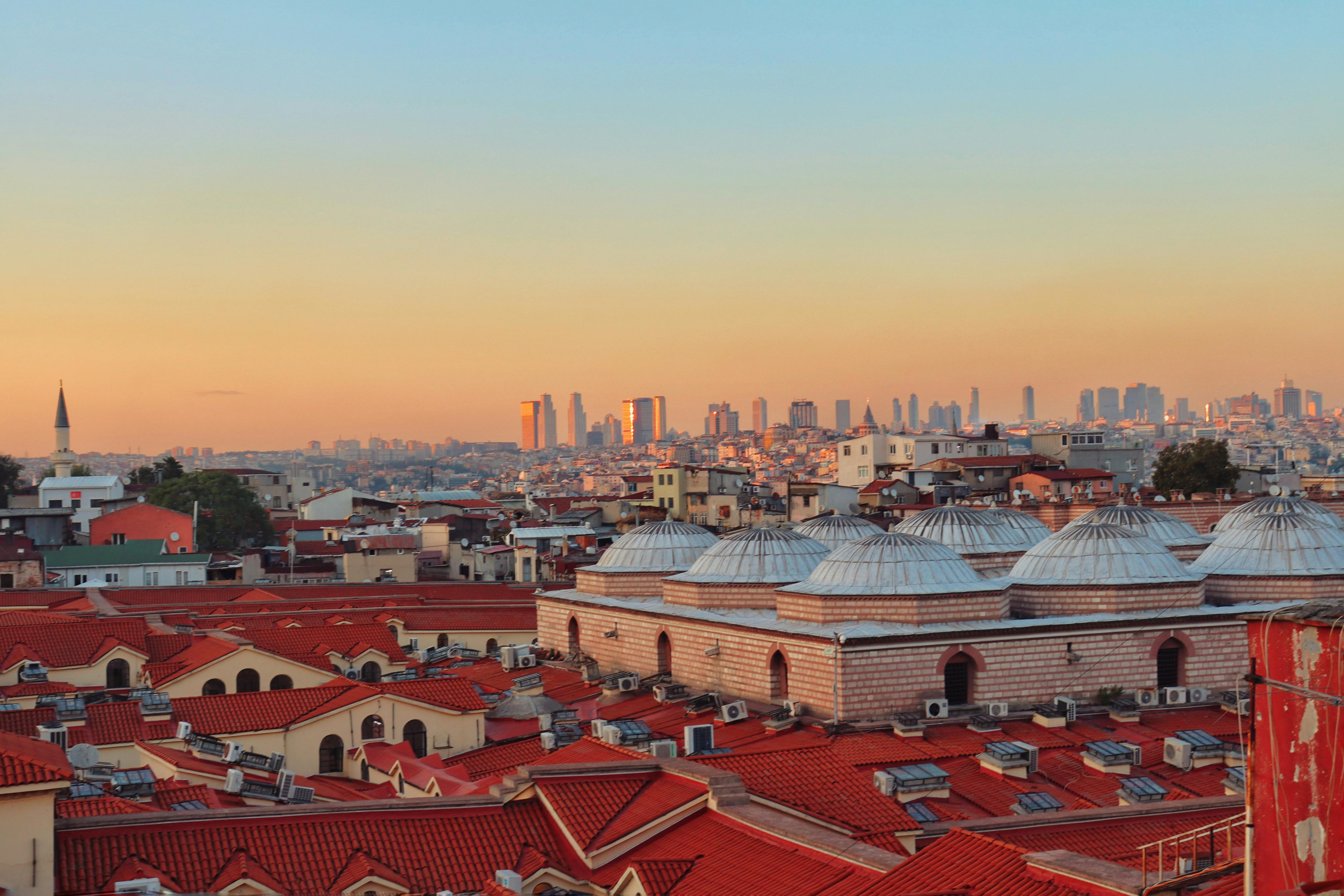 Sunset Over Istanbul's Historic Rooftops · Free Stock Photo