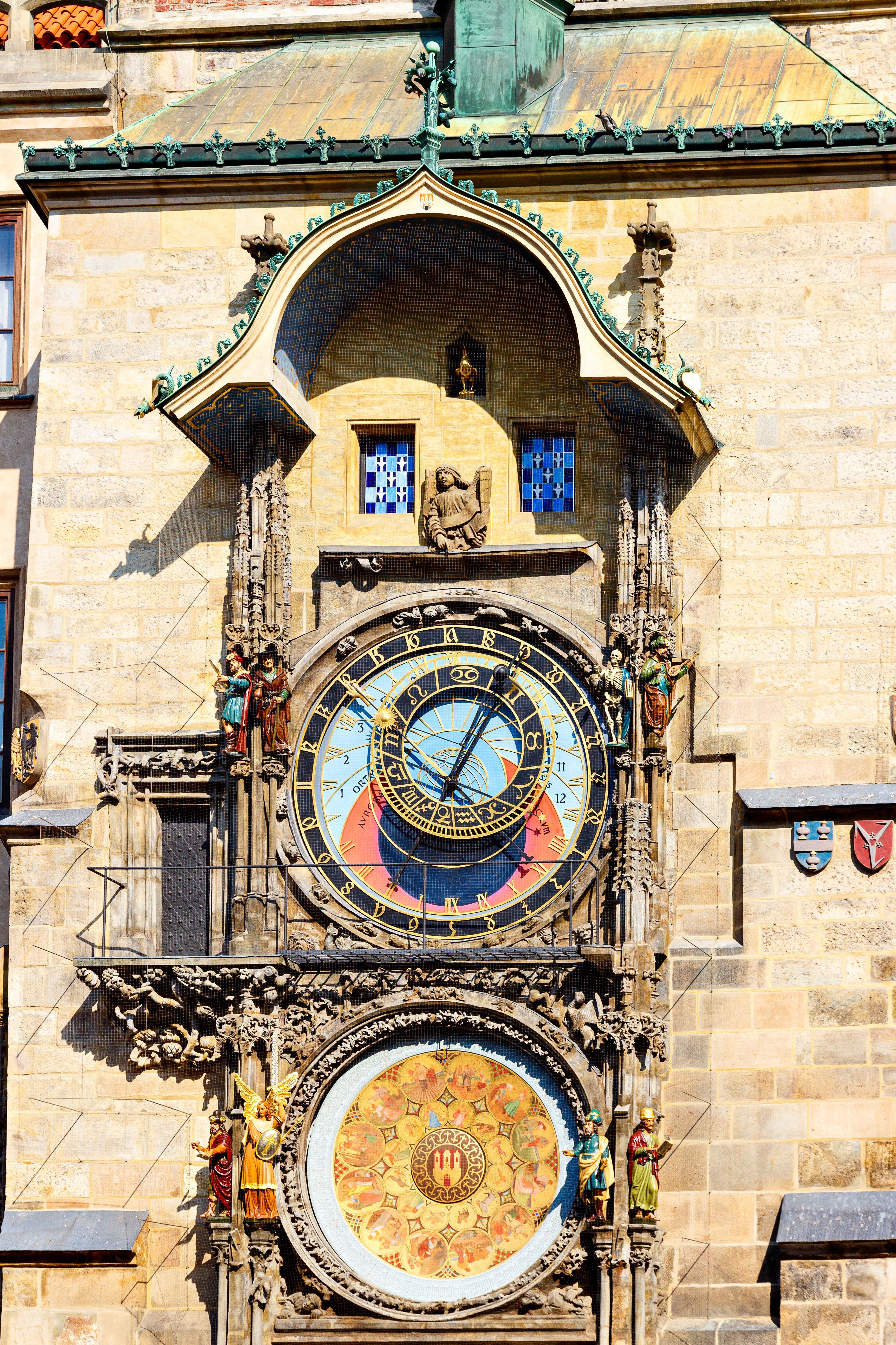 Historic Astronomical Clock in Old Town Prague · Free Stock Photo