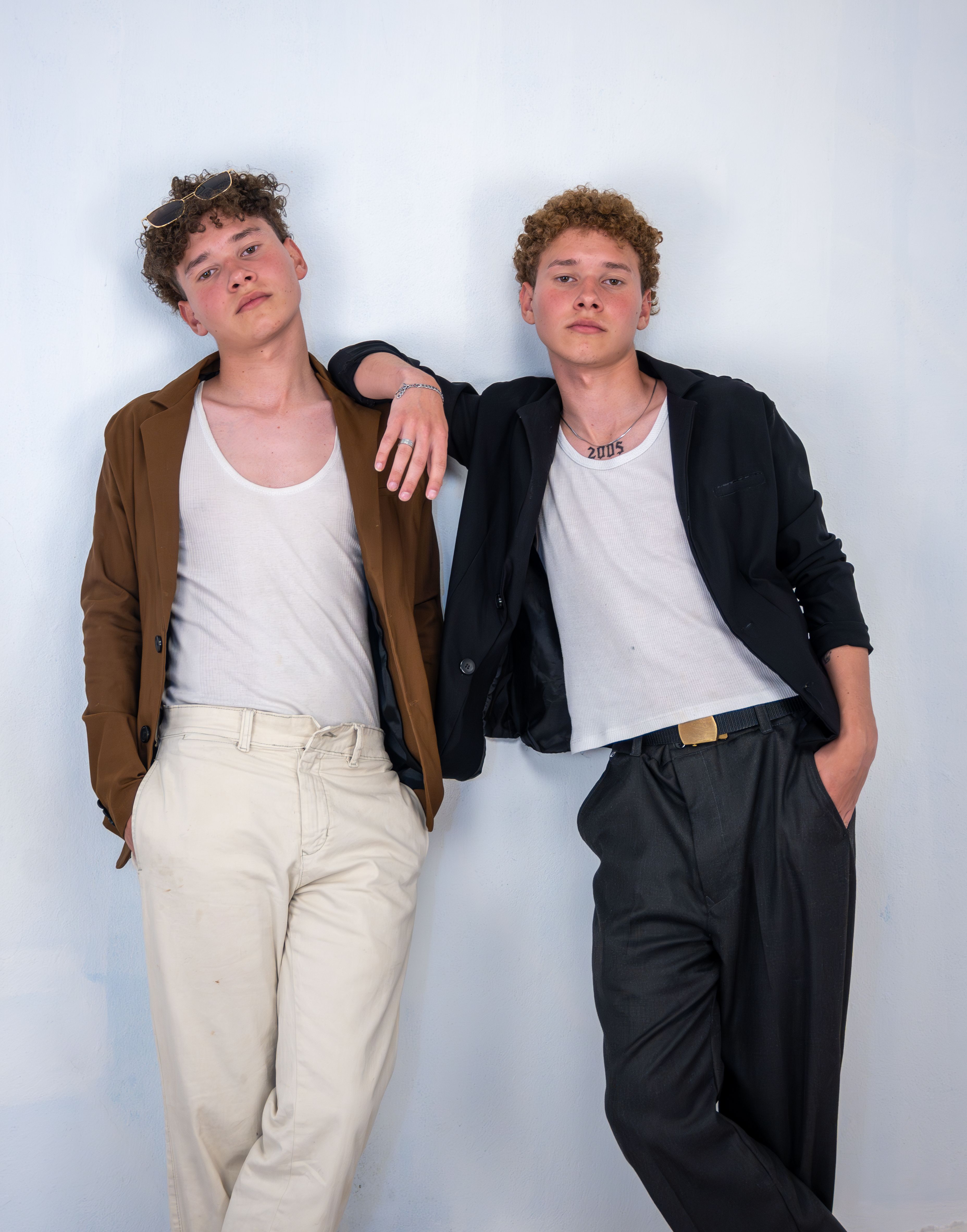 Young Male Models Posing in Stylish Fashion · Free Stock Photo