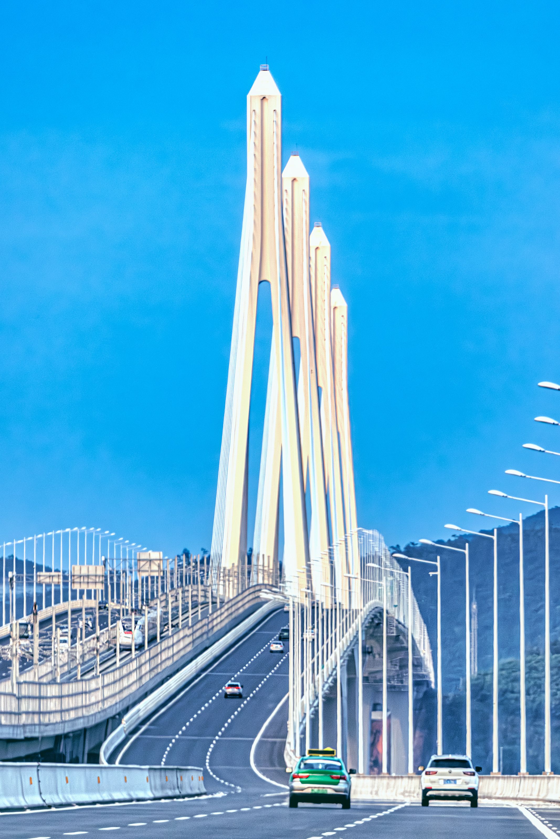 Contemporary Bridge with Modern Architecture · Free Stock Photo