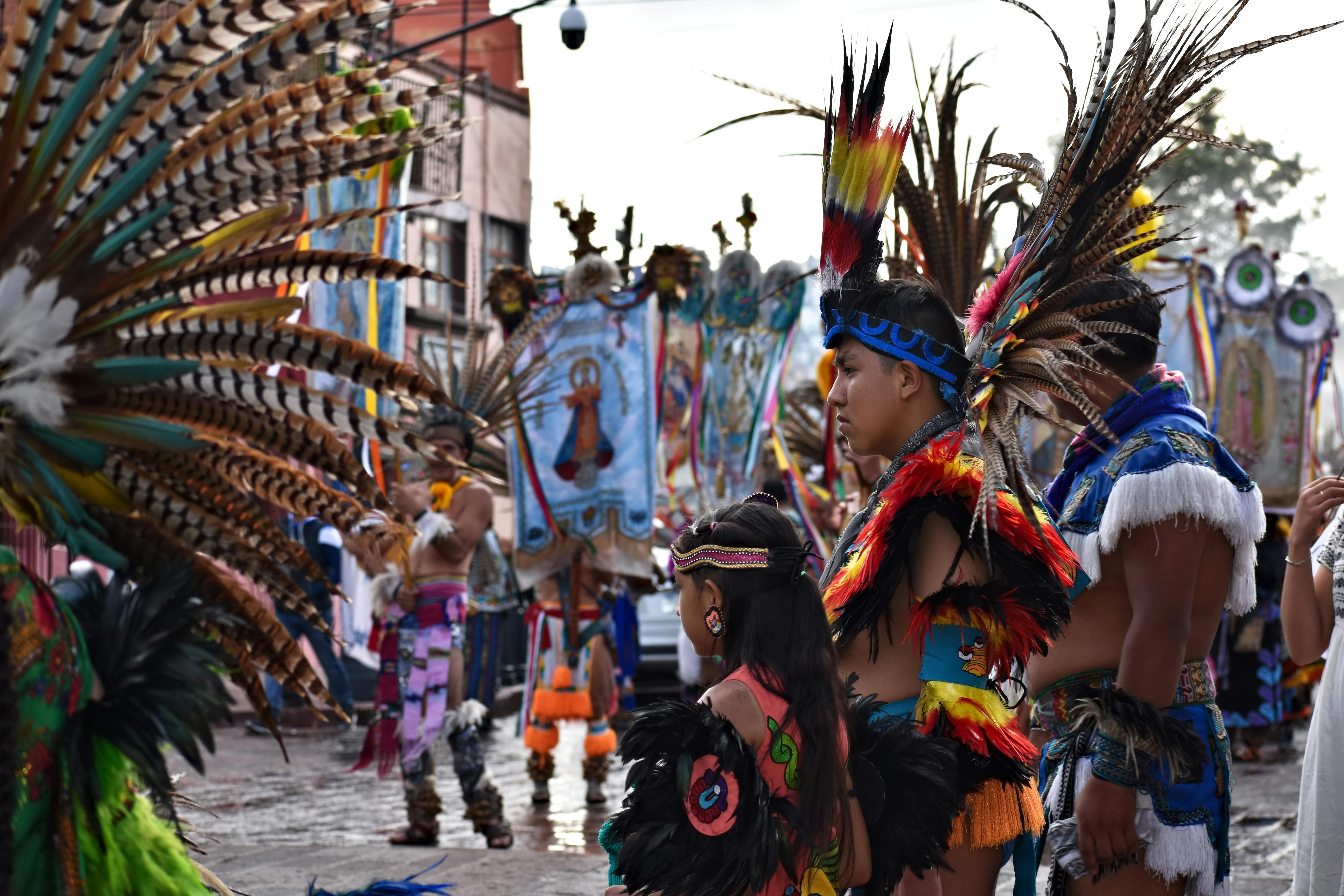 Traditional Mexican Festival with Vibrant Costumes · Free Stock Photo