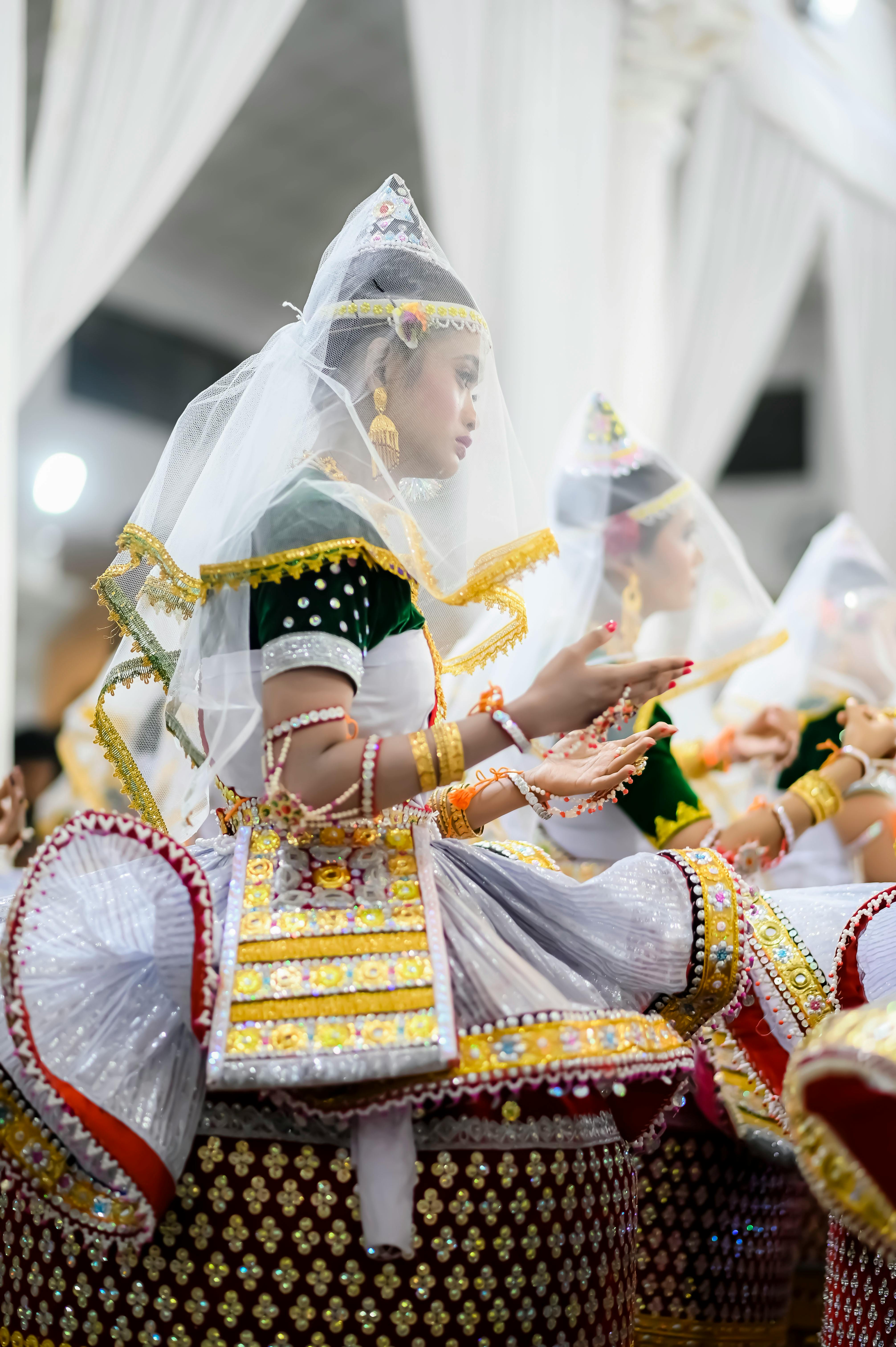 Vibrant Traditional Indian Dance Performance · Free Stock Photo