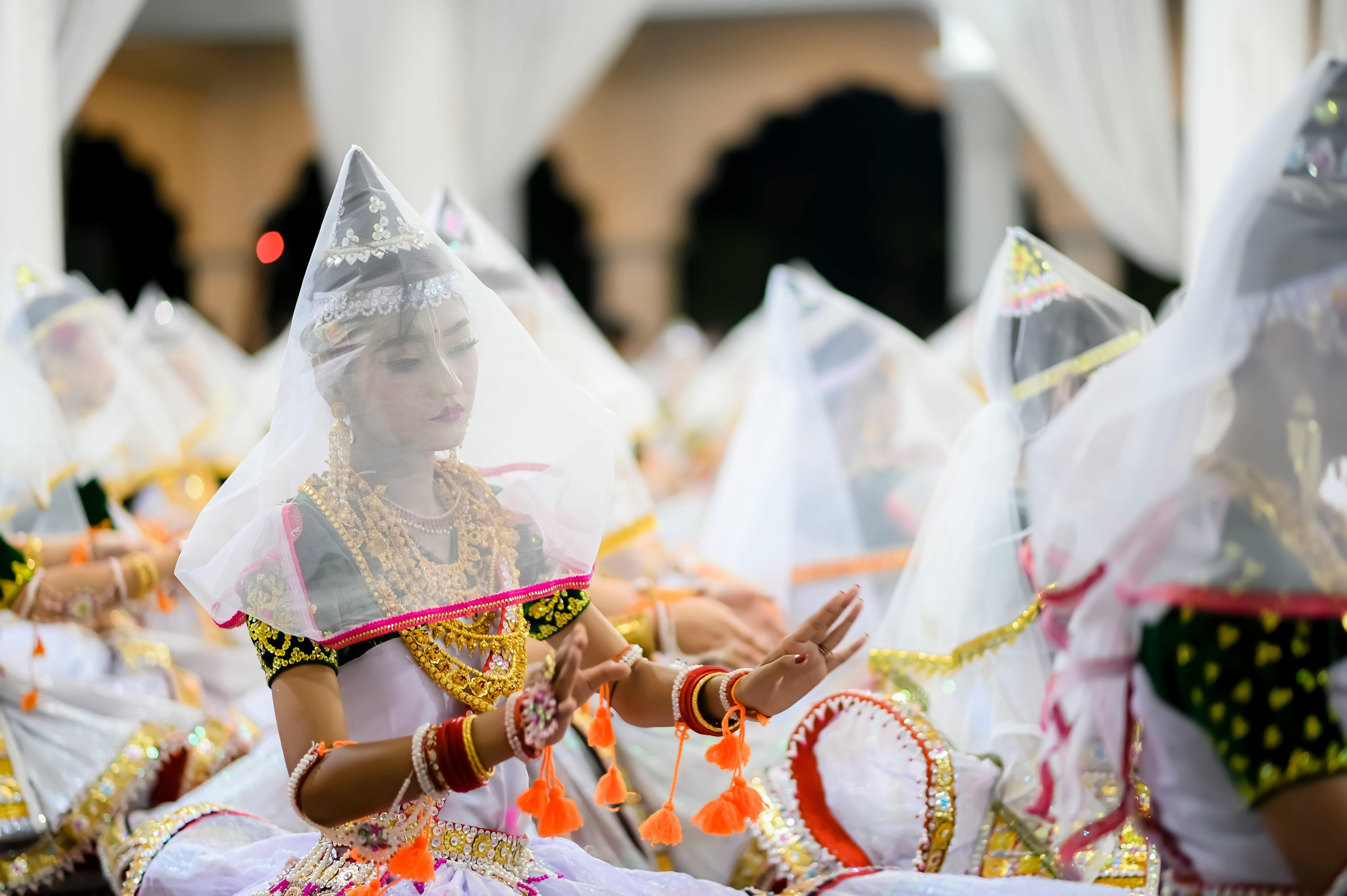 Traditional Manipuri Raasleela Dance Performance · Free Stock Photo