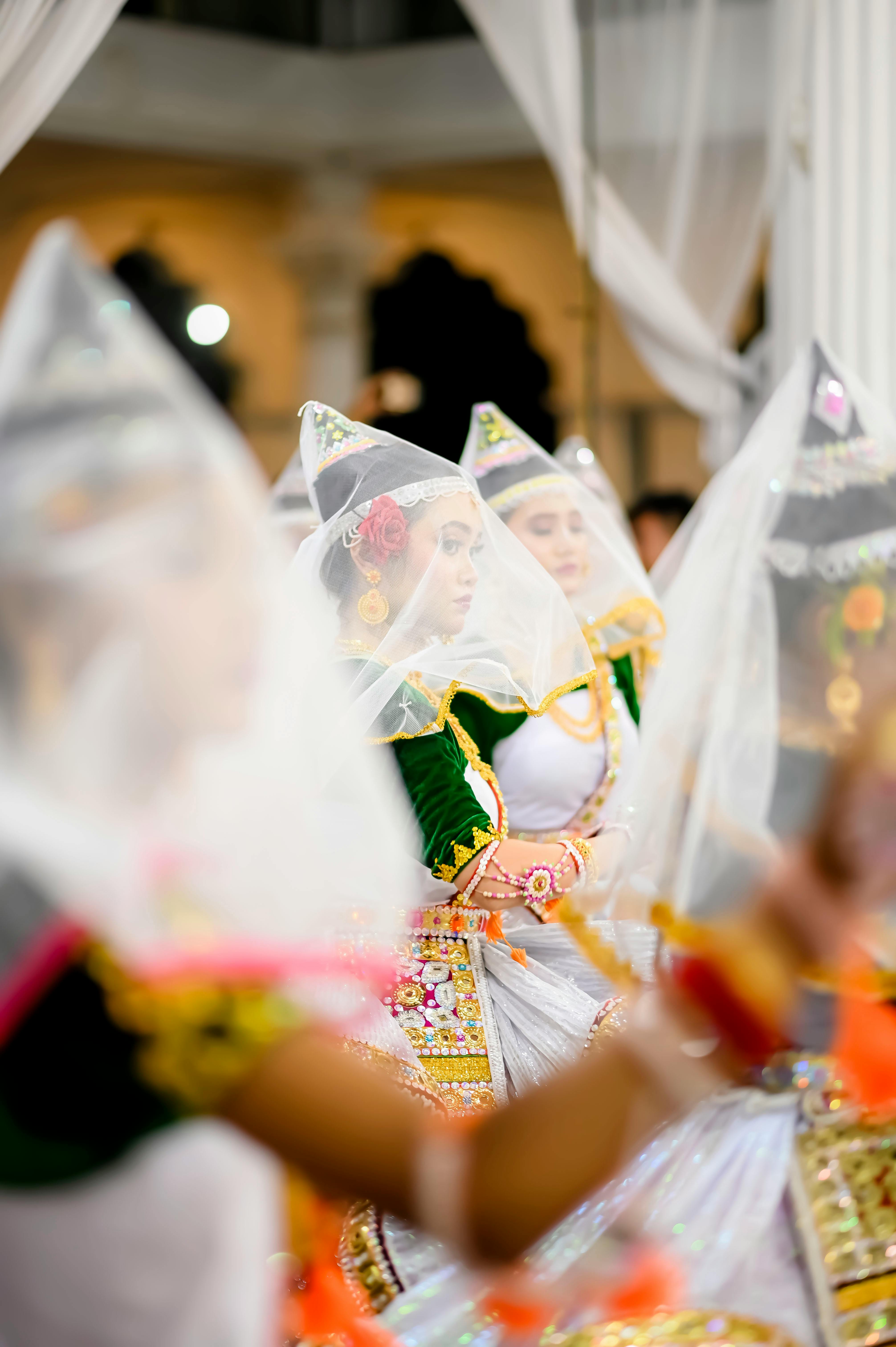 Colorful Indian Classical Dance Performance in Imphal · Free Stock Photo