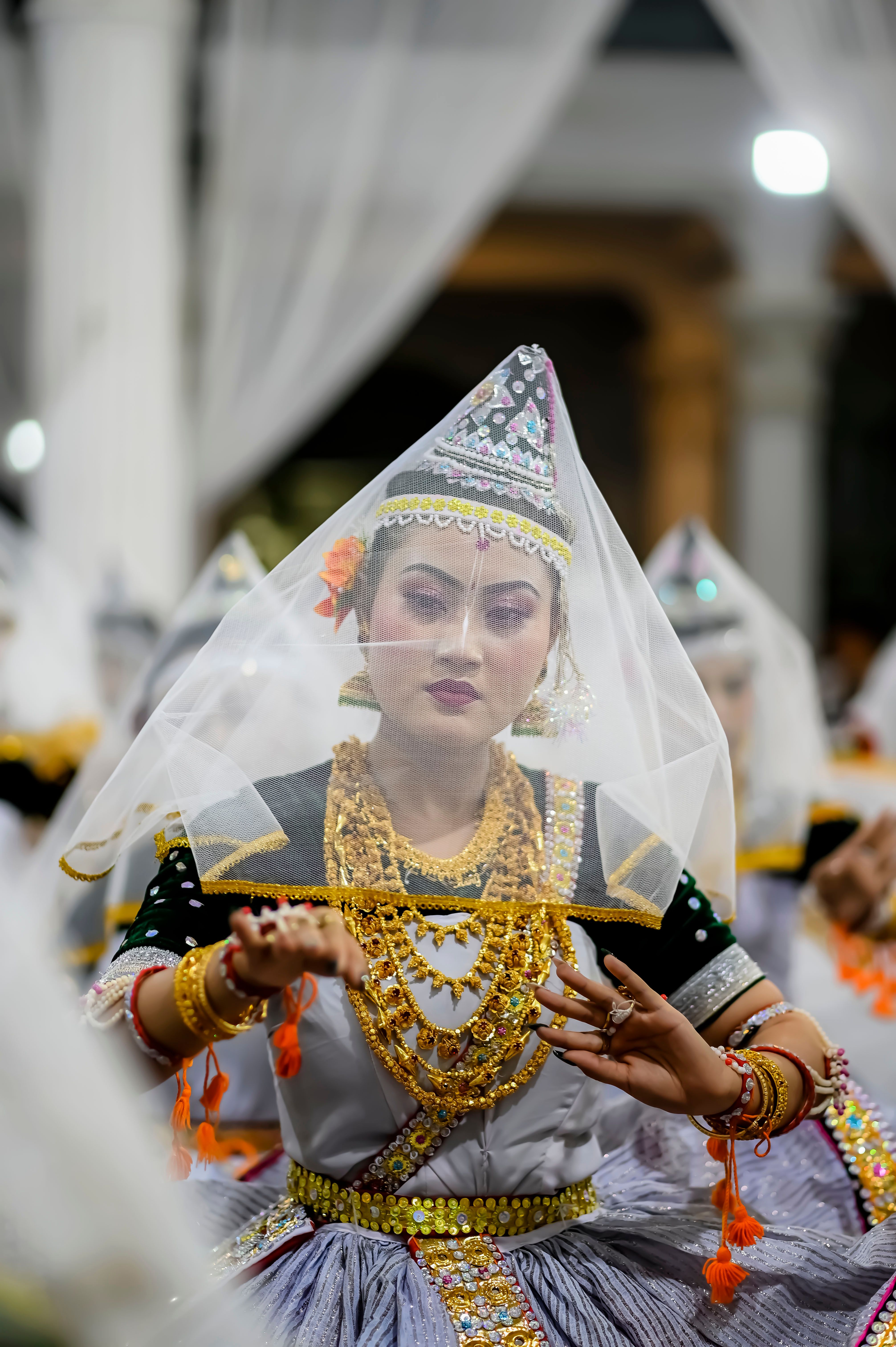 Traditional Manipuri Classical Dance Performance · Free Stock Photo