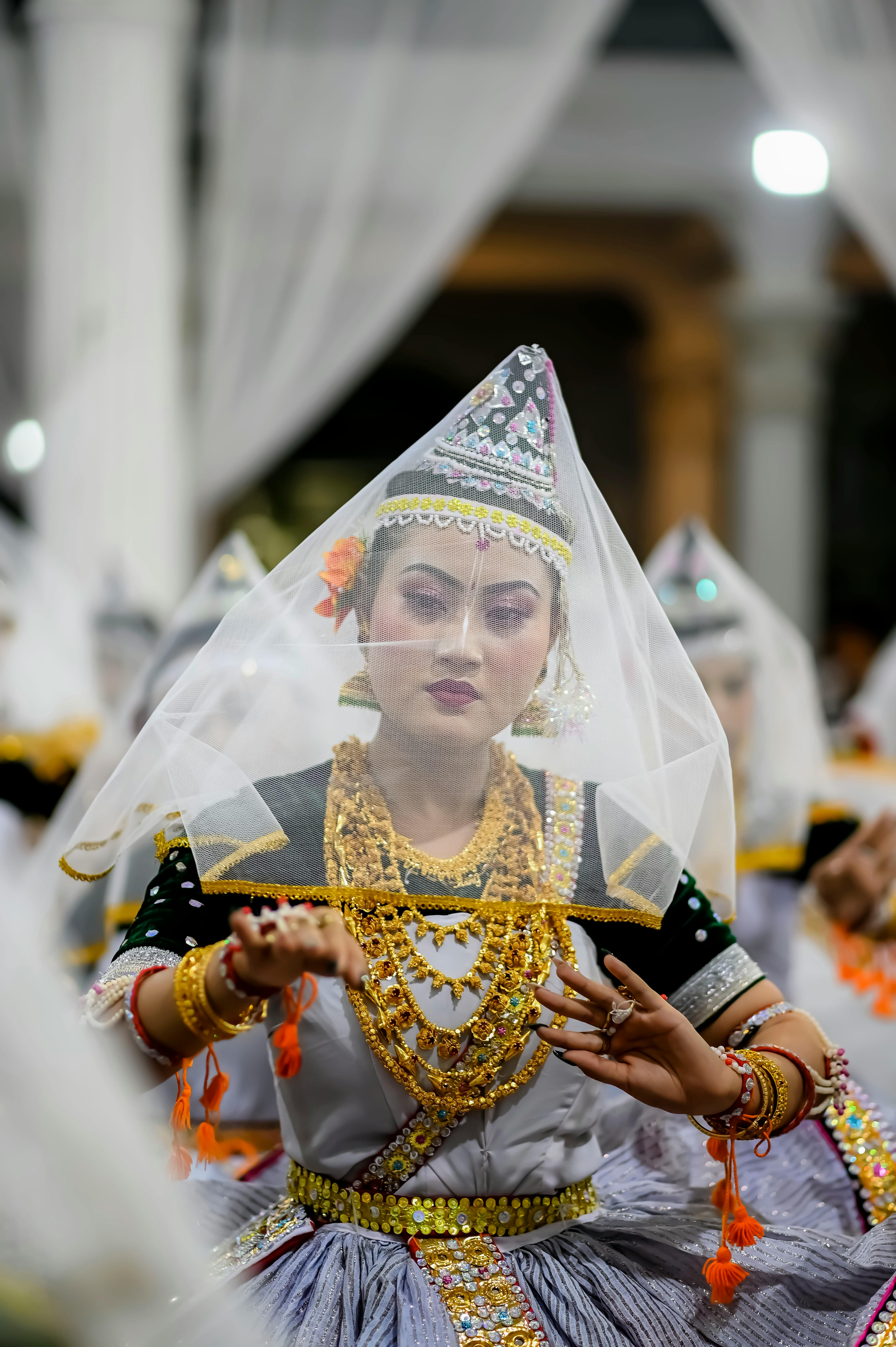 Traditional Manipuri Classical Dance Performance · Free Stock Photo