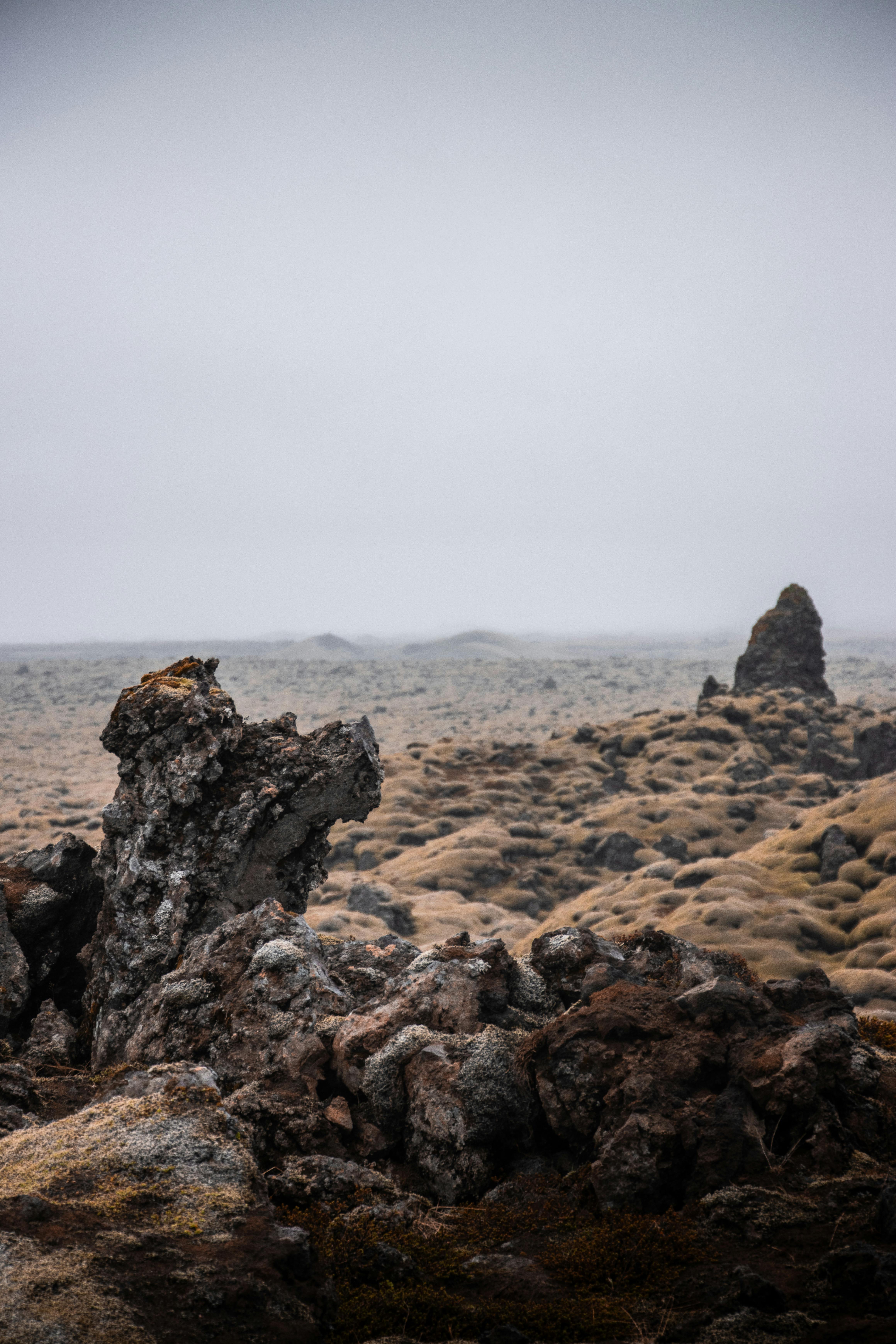 Mysterious Icelandic Volcanic Rock Landscape · Free Stock Photo