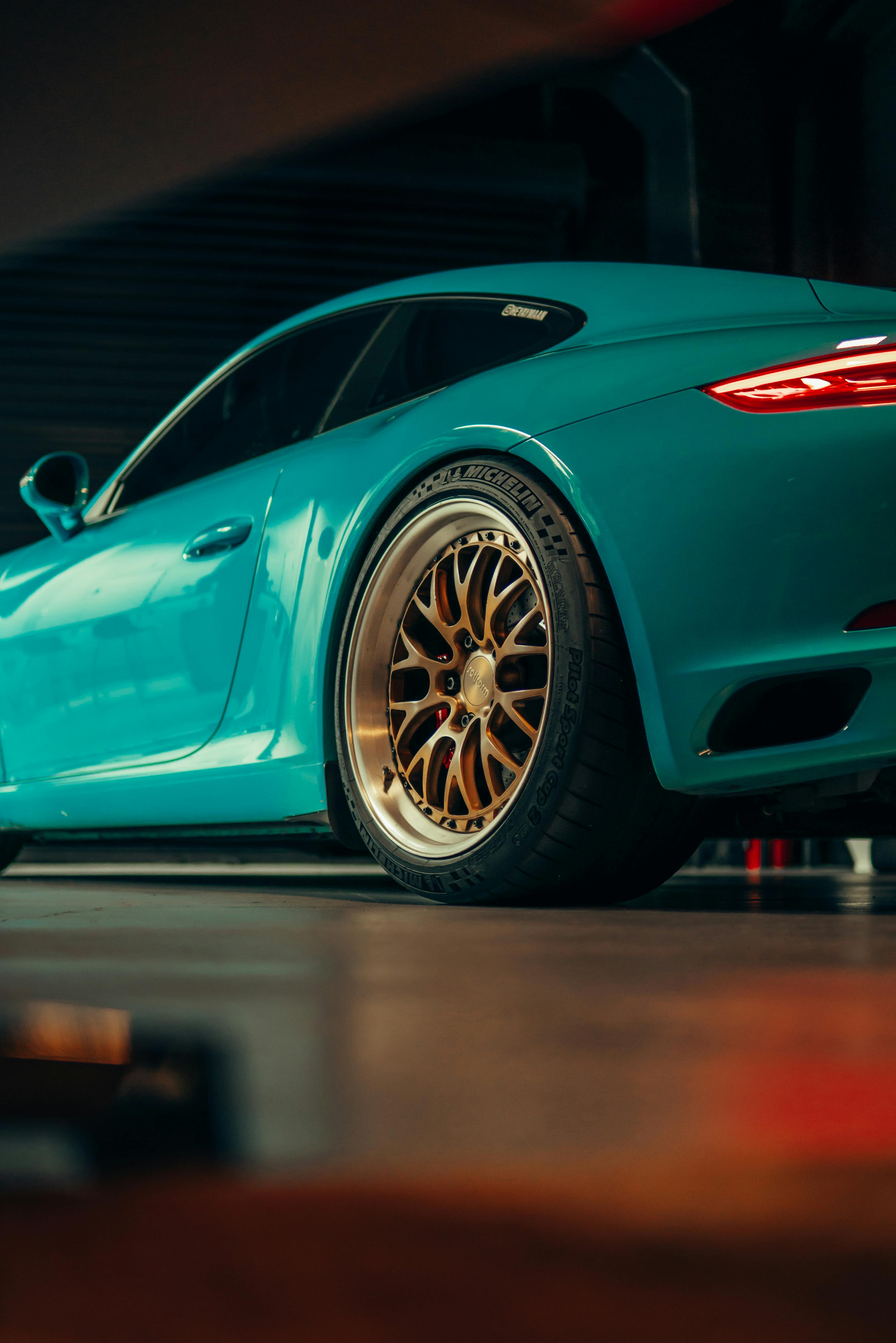 Luxury Sports Car in Indoor Garage Setting · Free Stock Photo