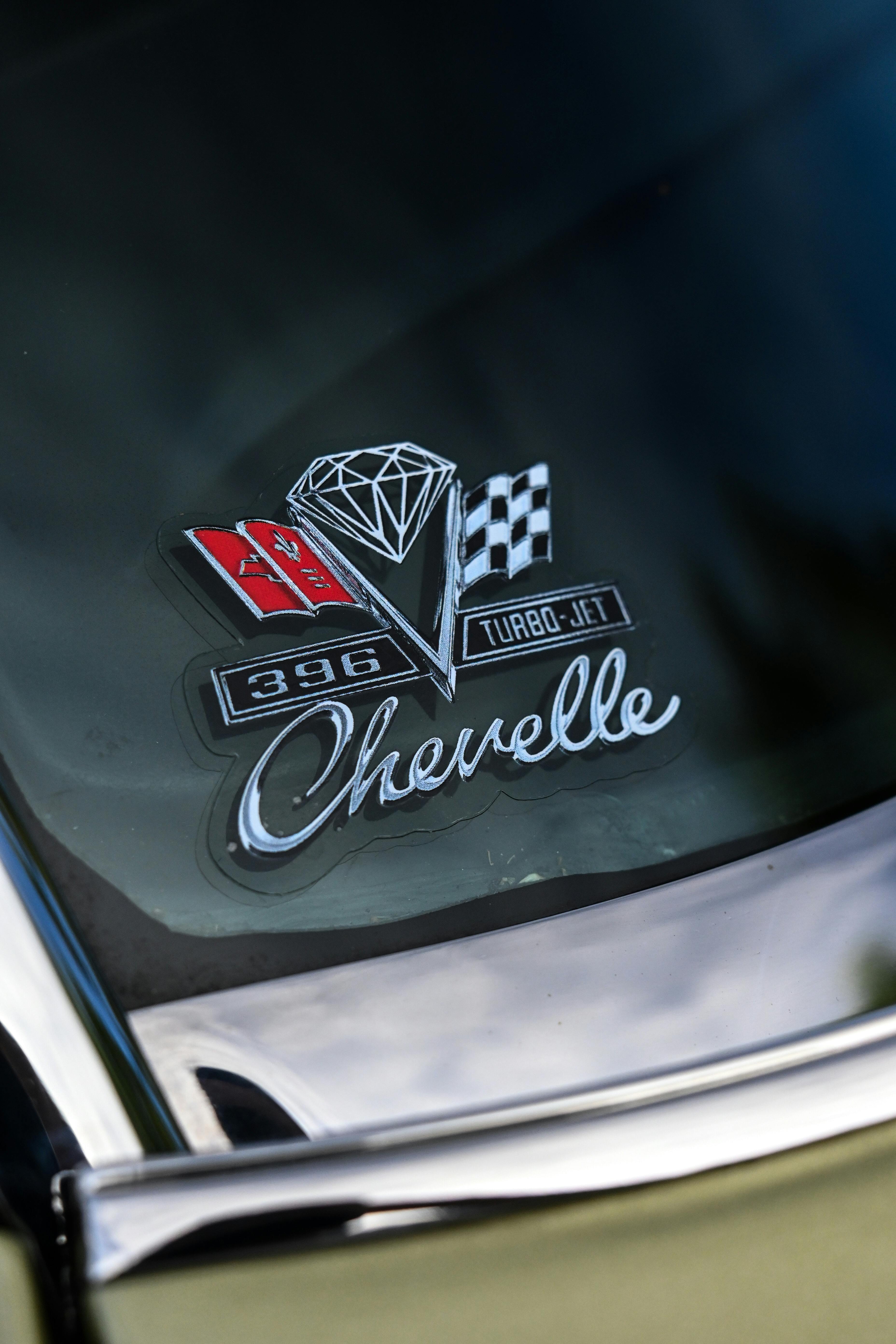 Classic Chevelle 396 Turbo-Jet Car Emblem · Free Stock Photo