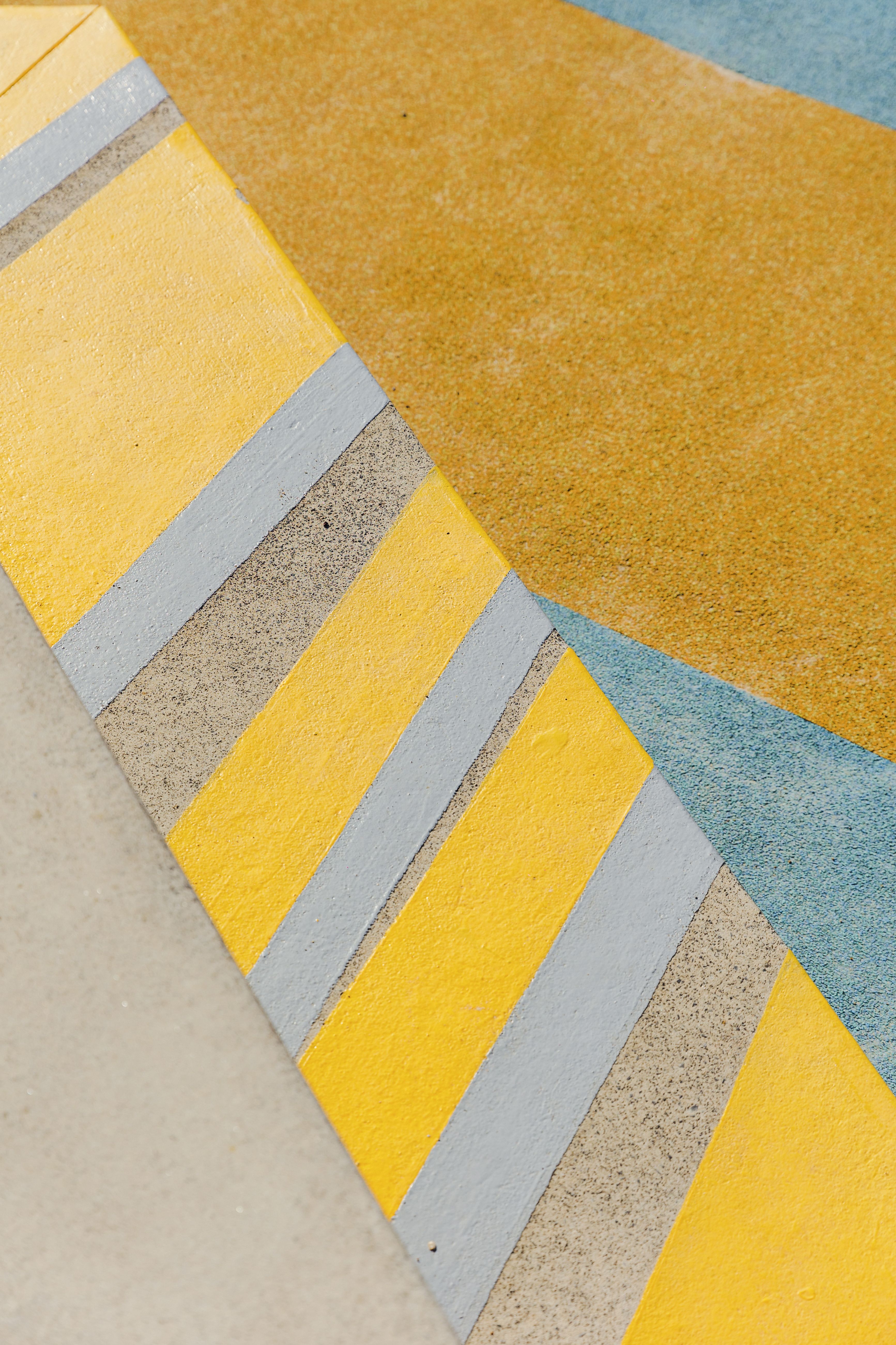 Colorful Abstract Geometric Art with Stripes · Free Stock Photo