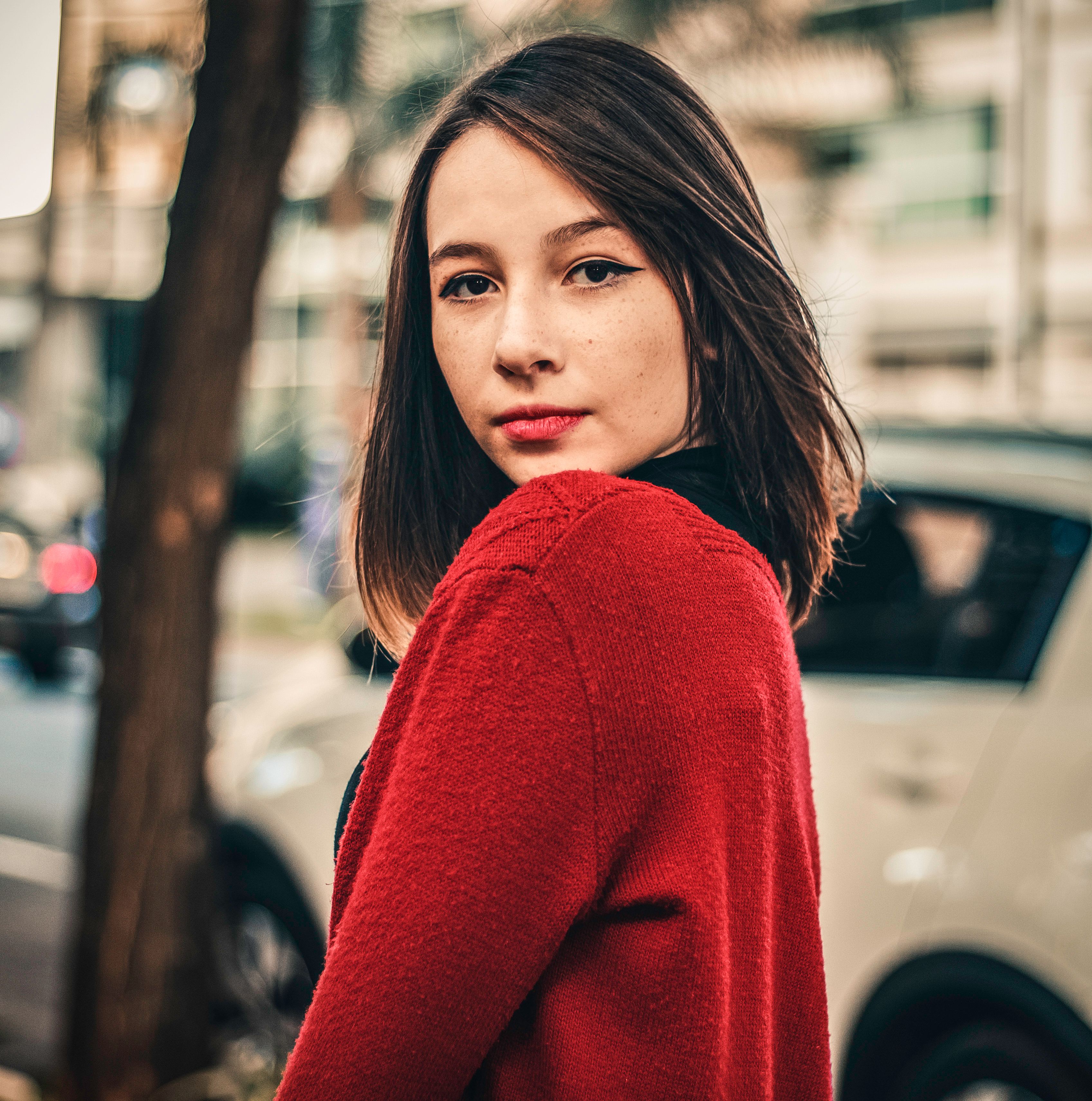Photo Of Woman Laying On Road · Free Stock Photo