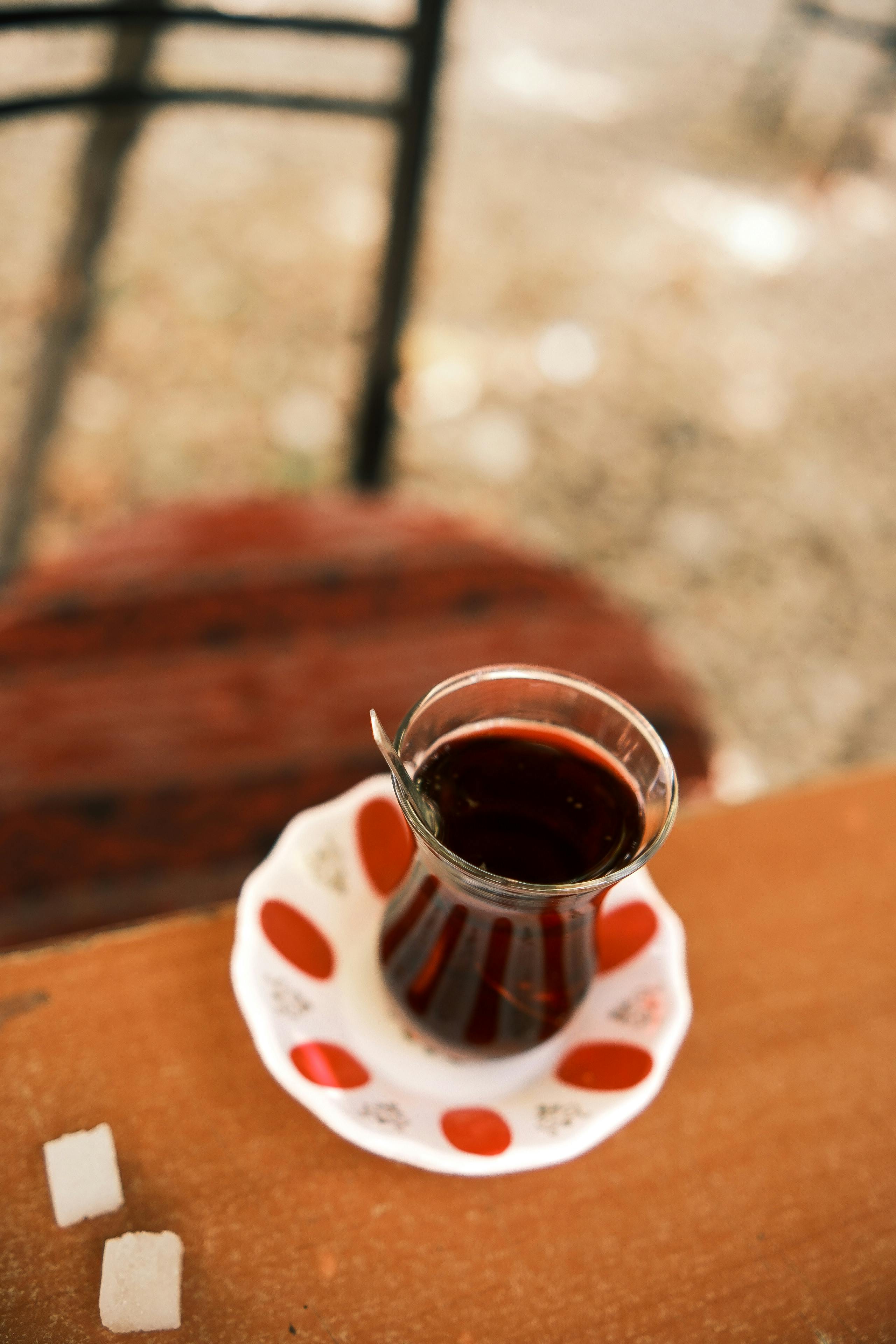 Authentic Turkish Tea in Traditional Glass · Free Stock Photo