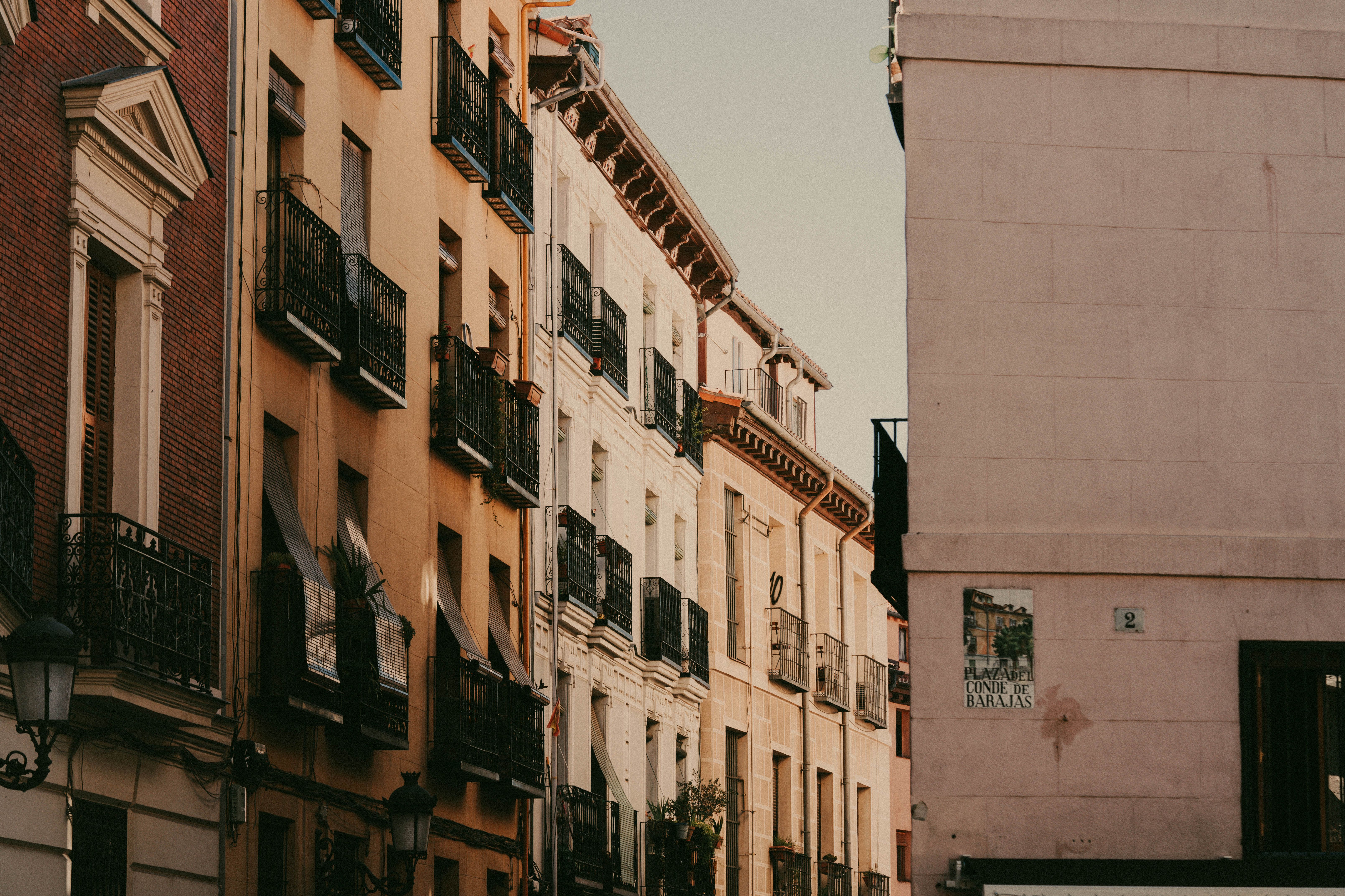 Historic European Street Architecture at Dusk · Free Stock Photo