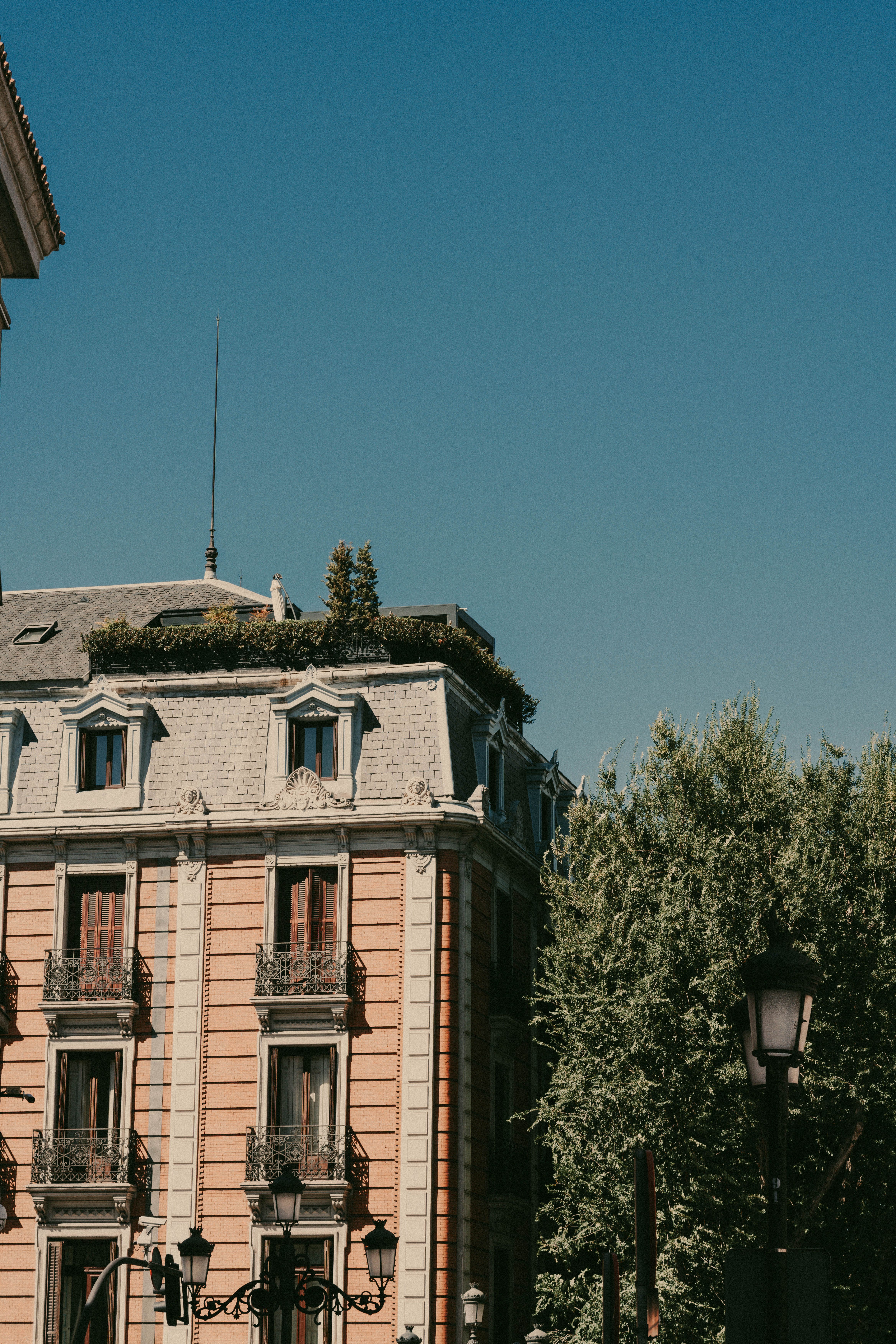 Elegant European Architecture Under Clear Sky · Free Stock Photo