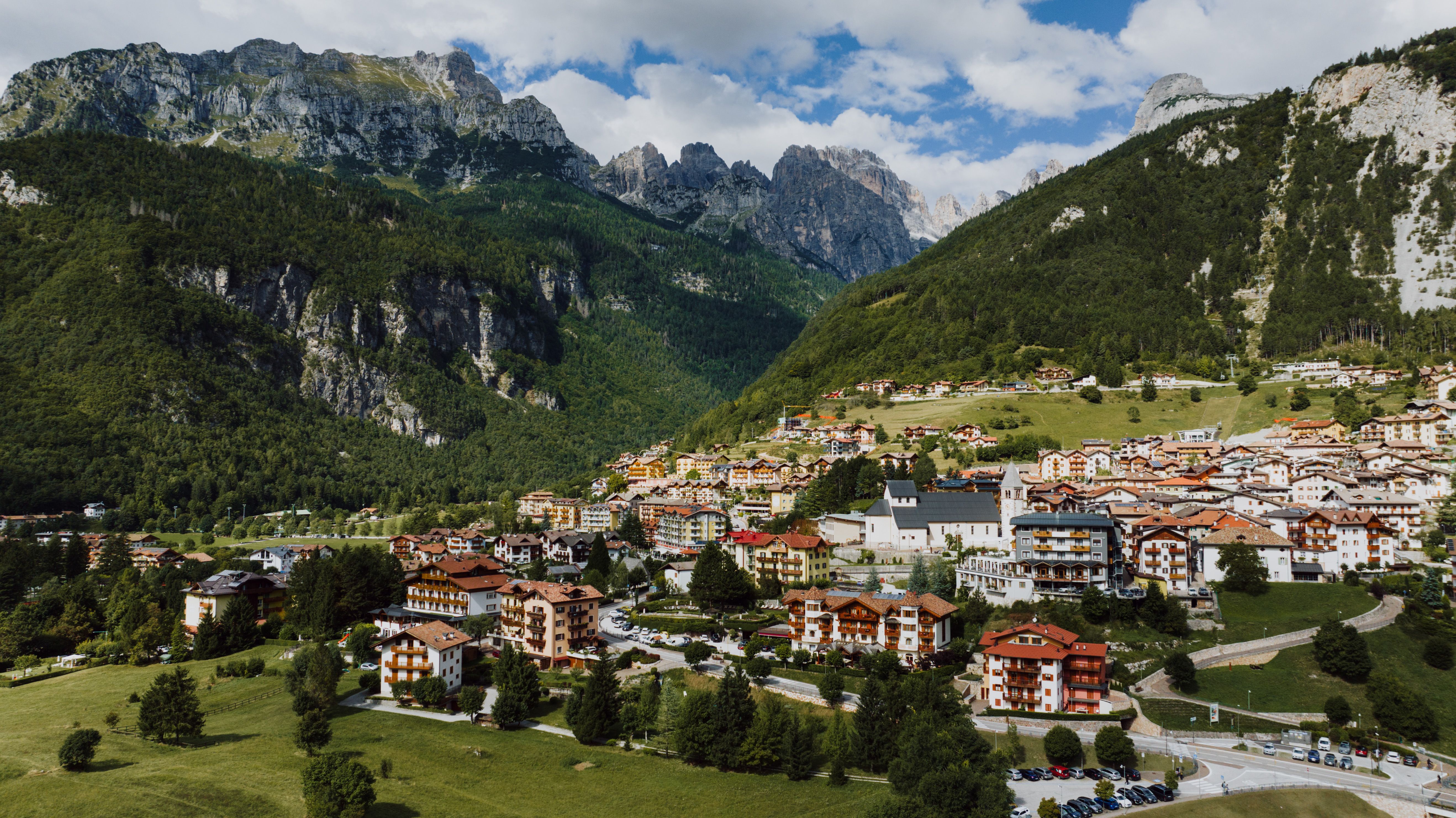 Scenic View of Molveno Village in Trentino · Free Stock Photo