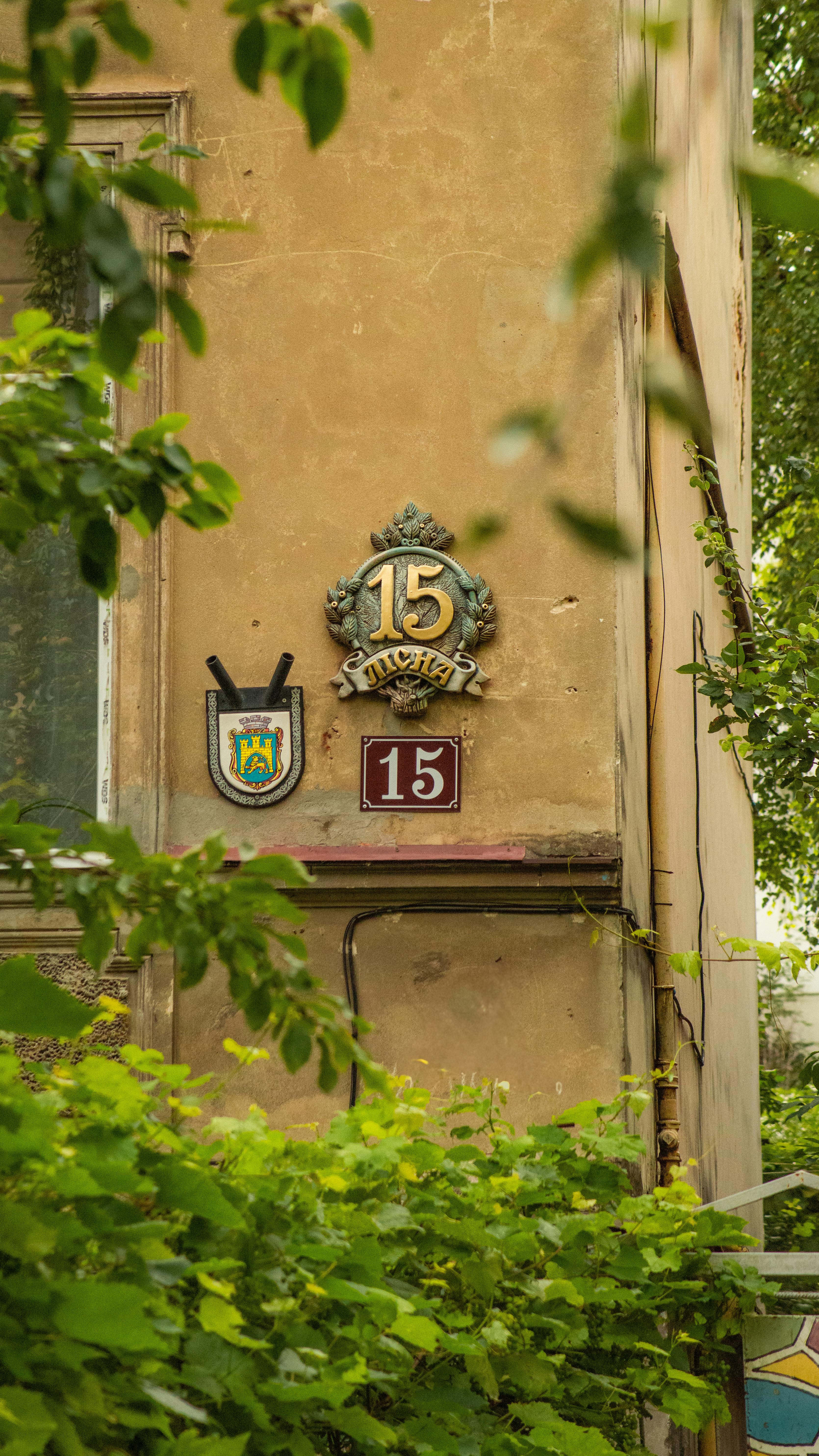 Beautifully Aged Building Facade in Lviv · Free Stock Photo
