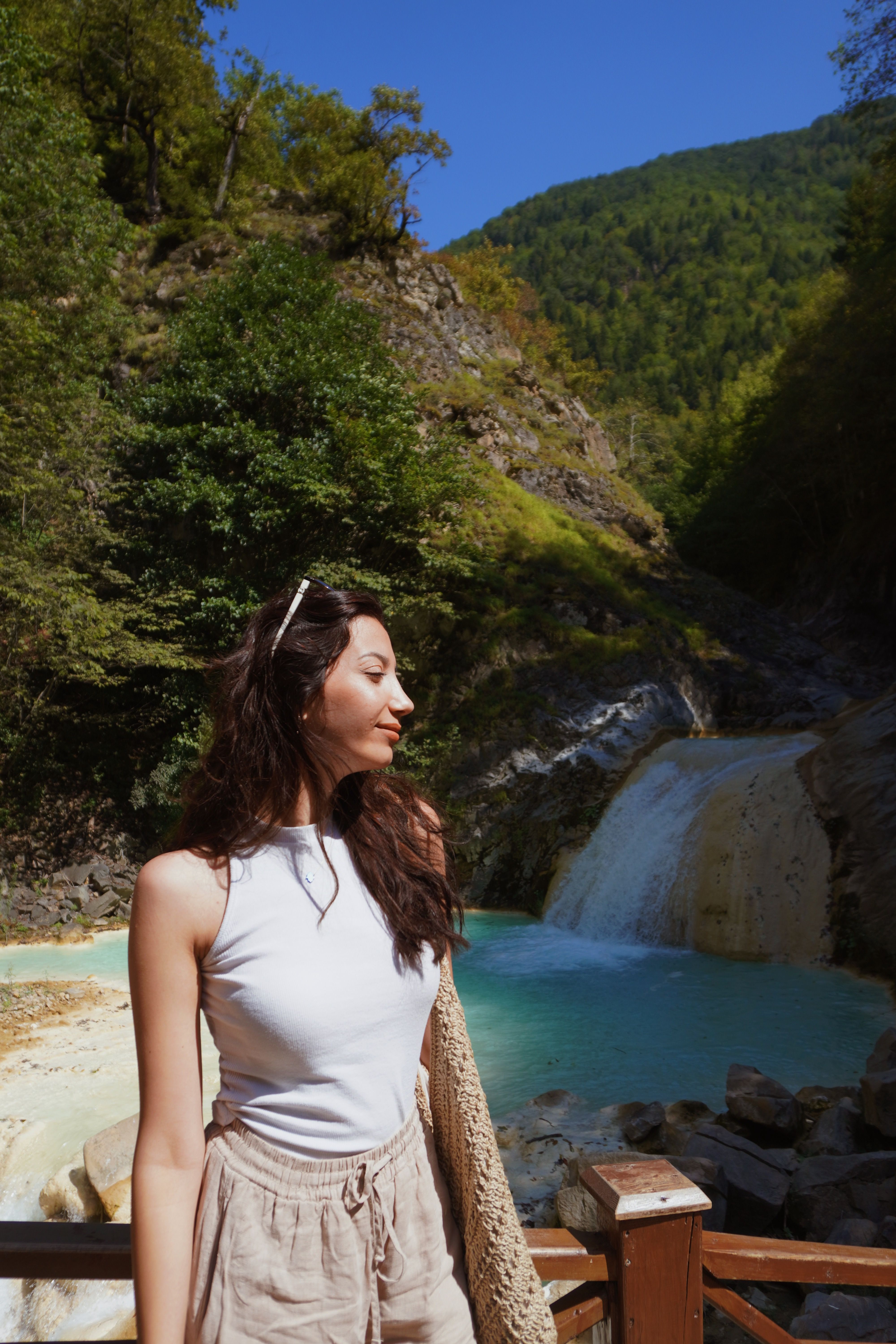 Woman Waterfall Laptops Wallpaper Photos, Download The BEST Free Woman ...