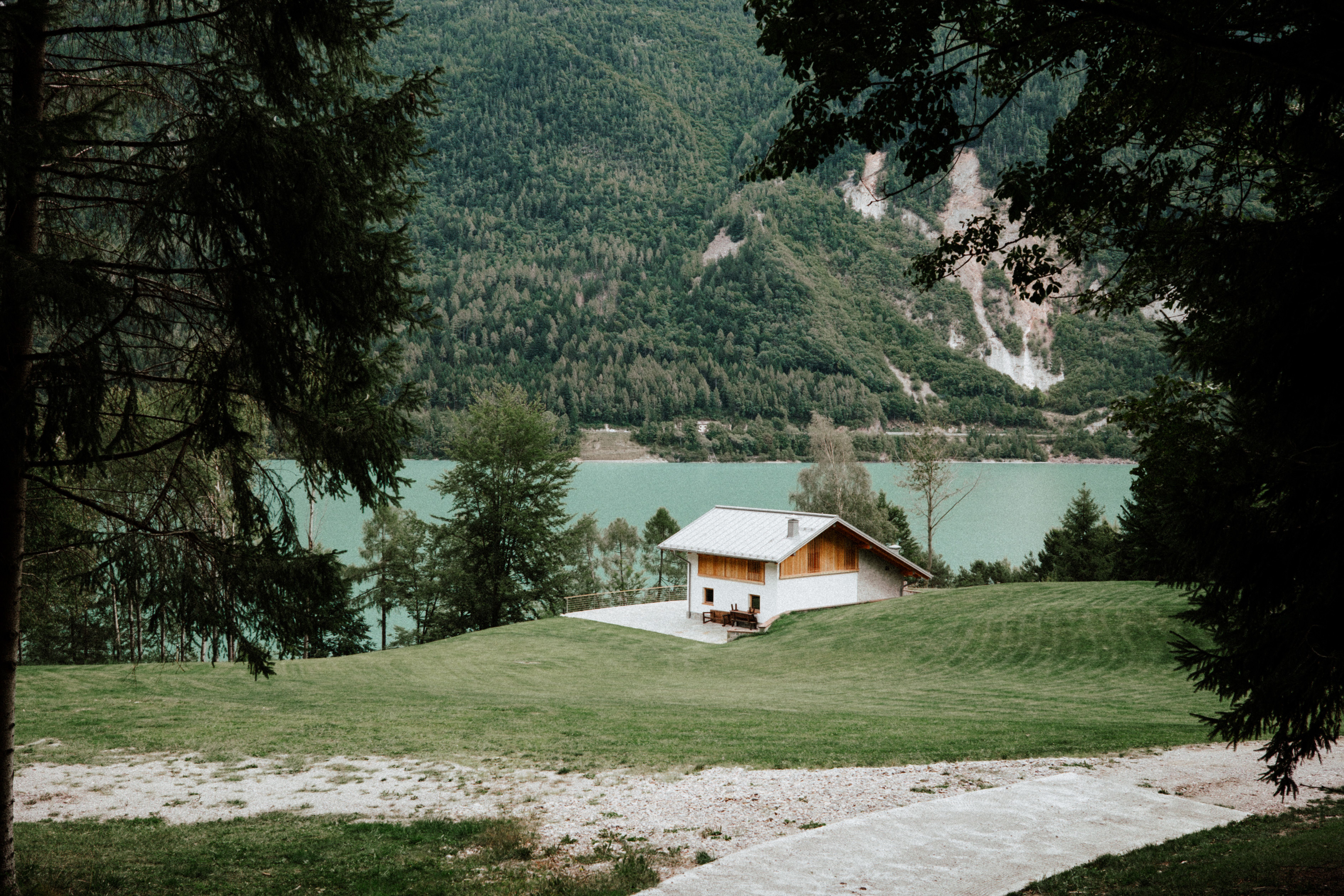 Scenic Cabin by Molveno Lake in Italy · Free Stock Photo