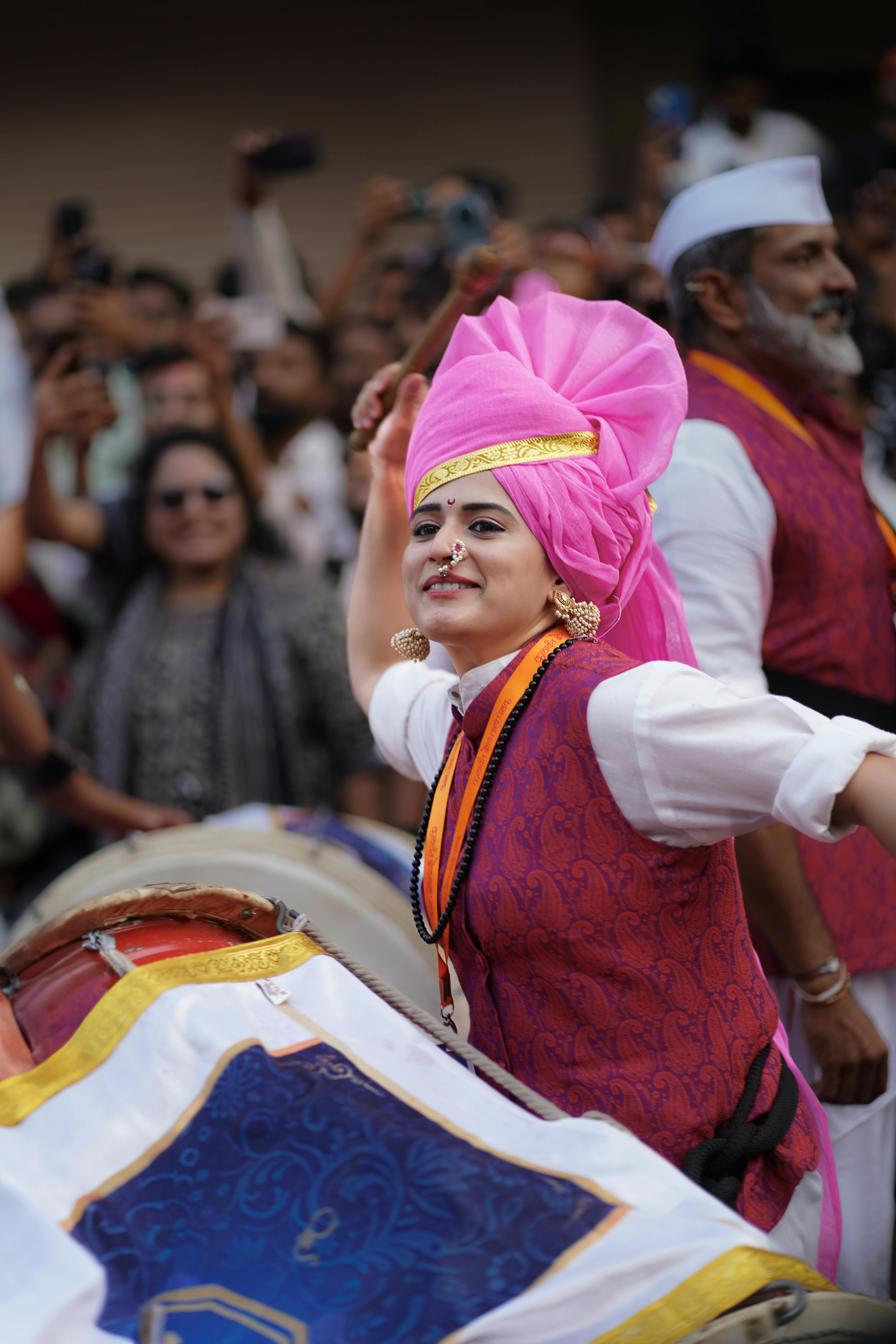 Vibrant Indian Festival in Pune, India · Free Stock Photo