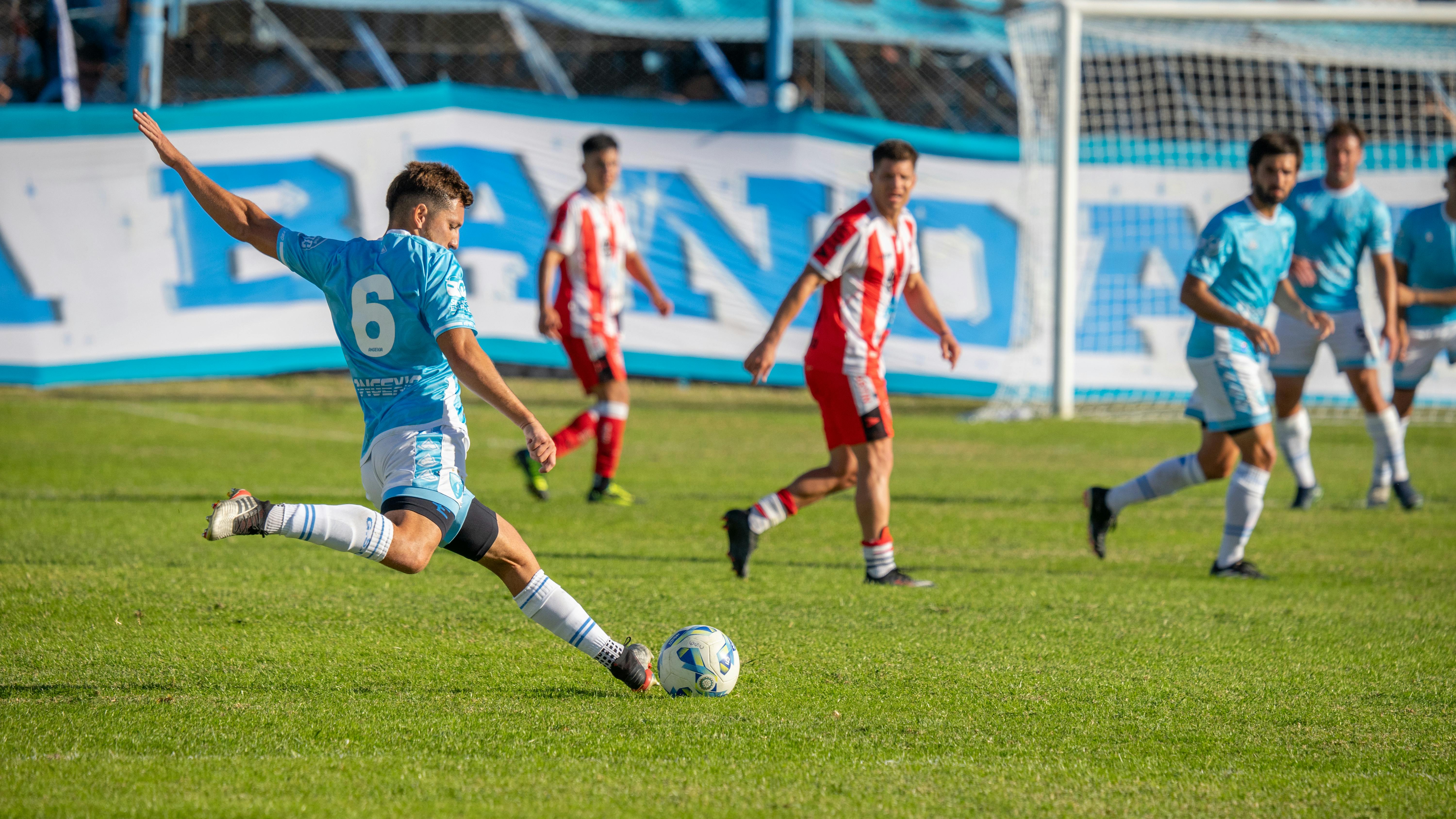 Exciting Soccer Match Action Shot · Free Stock Photo