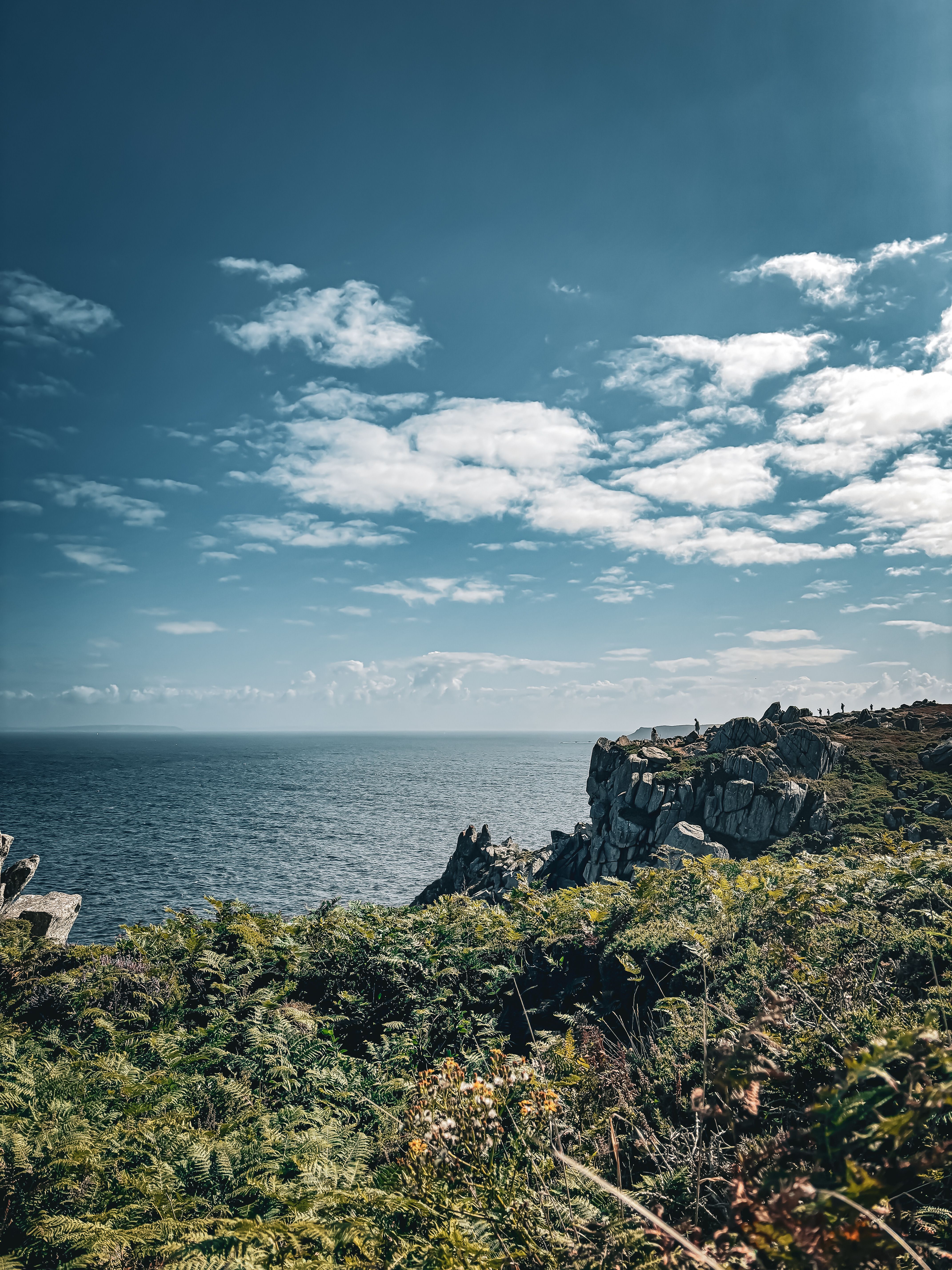 Scenic Coastal Landscape with Cliffs and Ocean View · Free Stock Photo