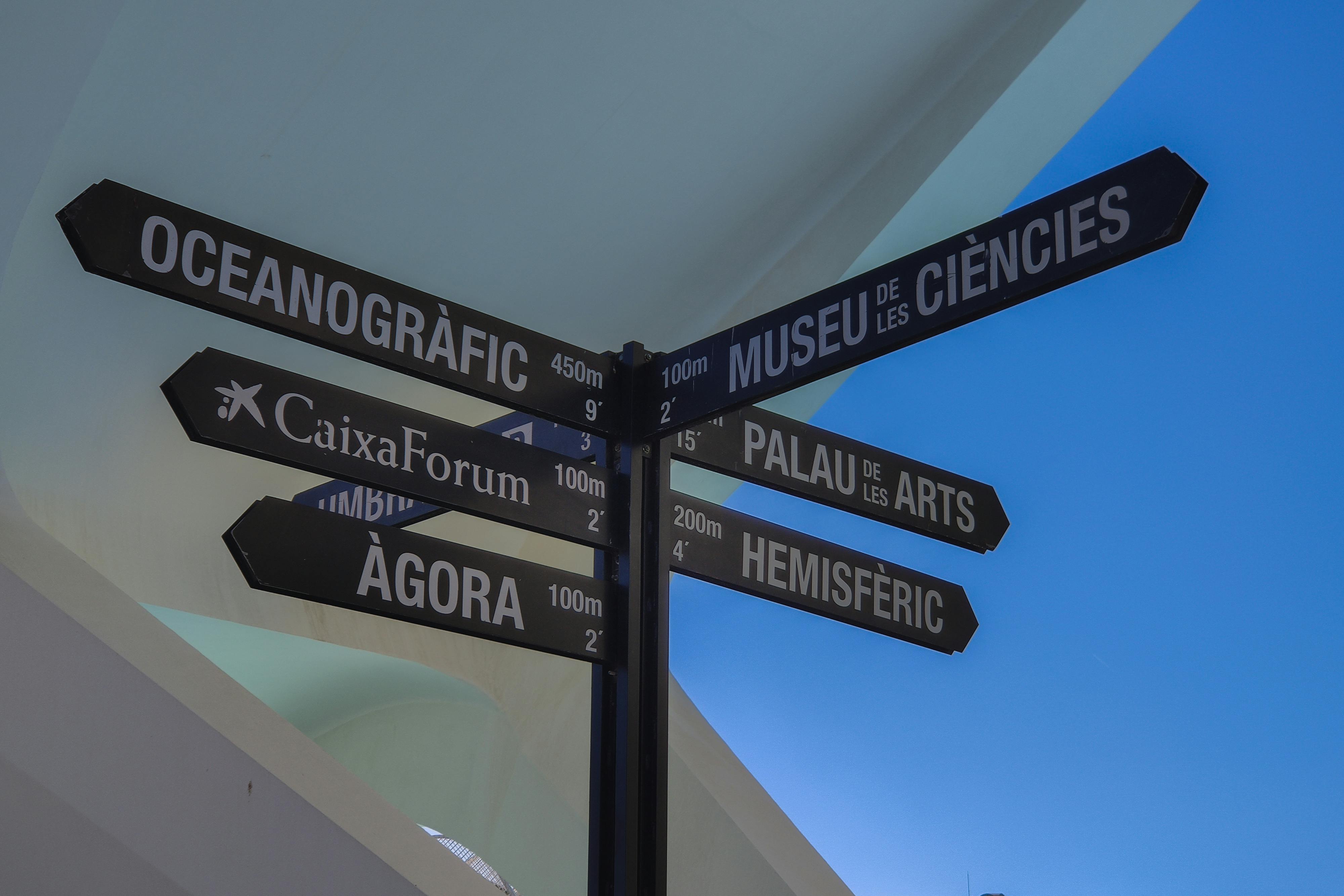 Valencia's City of Arts and Sciences Signage · Free Stock Photo