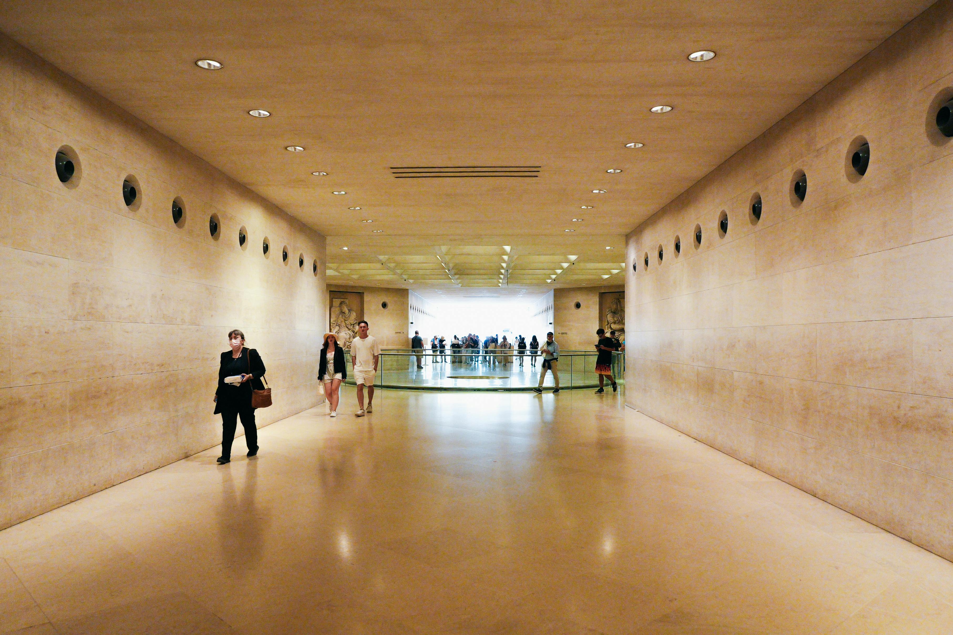 Inside View of a Museum Passageway · Free Stock Photo